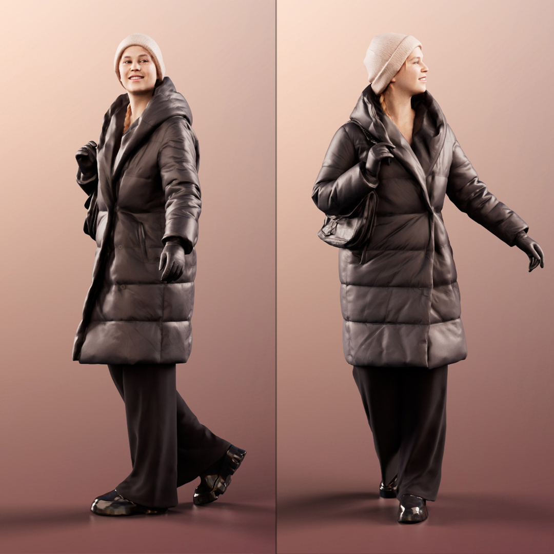 Woman coat 3D model - TurboSquid 1705125