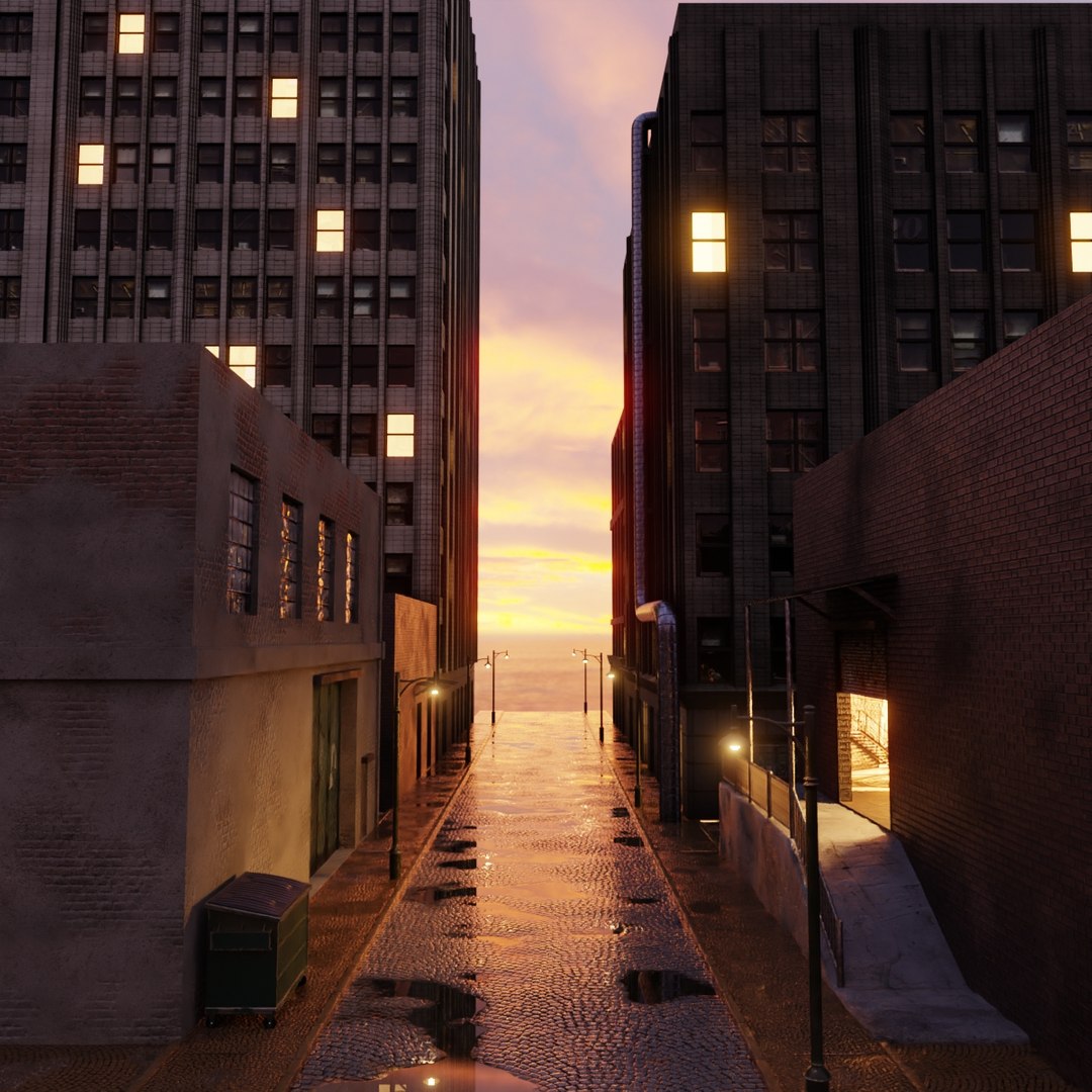 3D Industrial City Block - TurboSquid 1569191