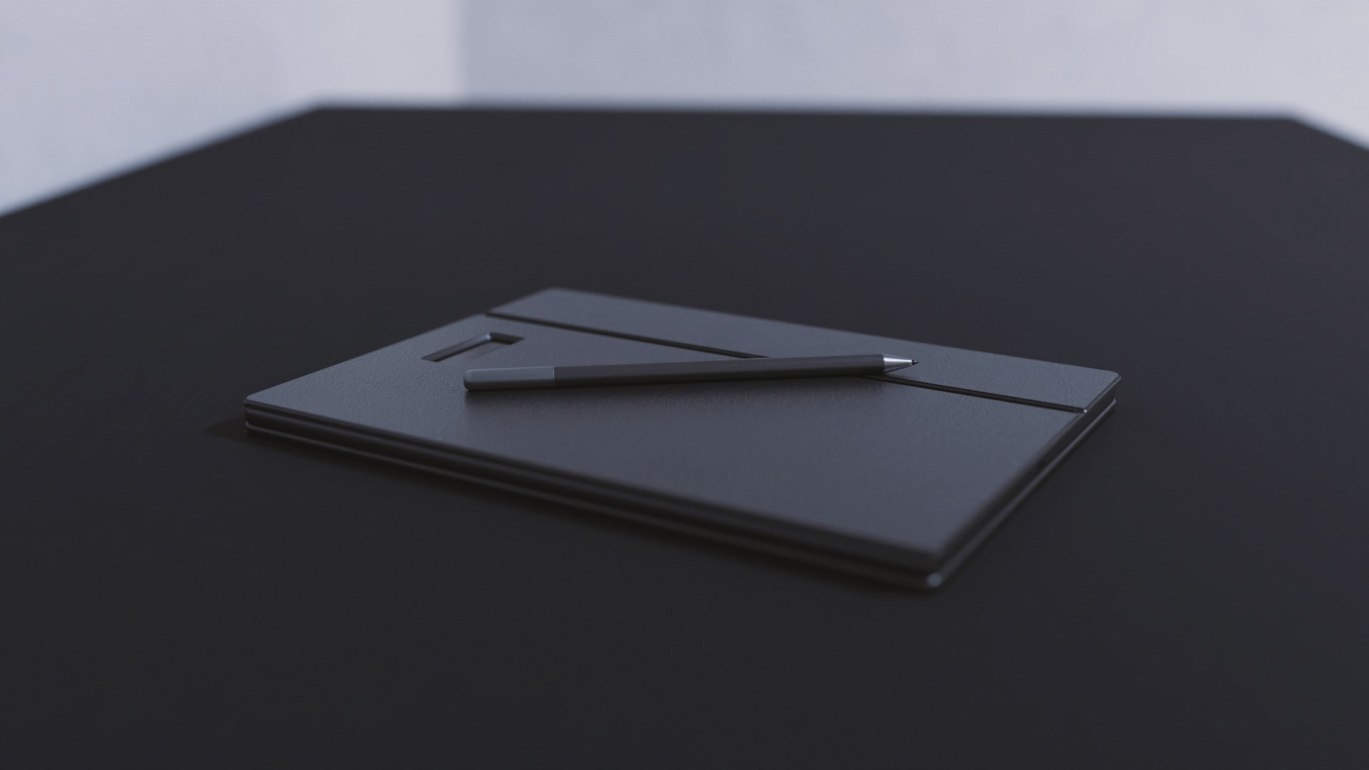 3D Large Digital Tablet With Keyboard Case and Stylus model ...