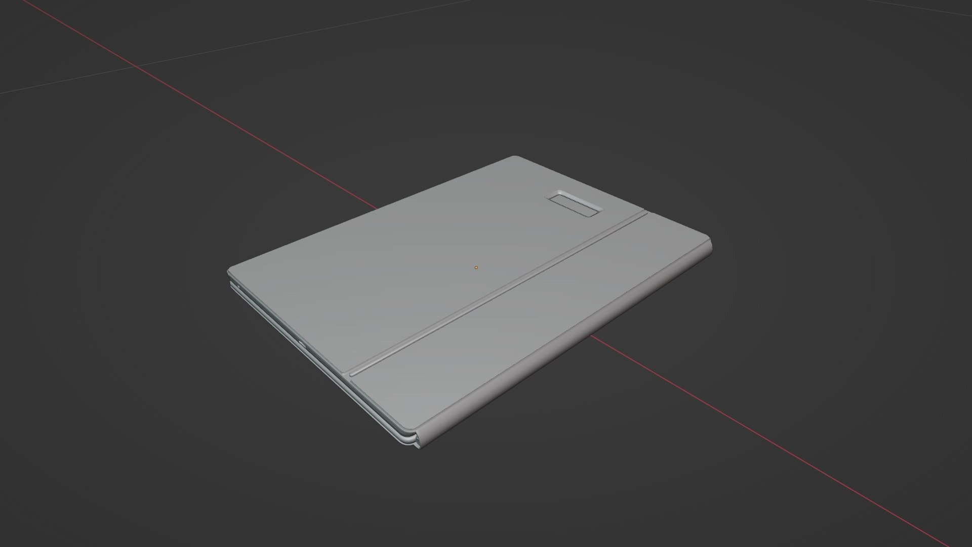 3D Large Digital Tablet With Keyboard Case and Stylus model ...