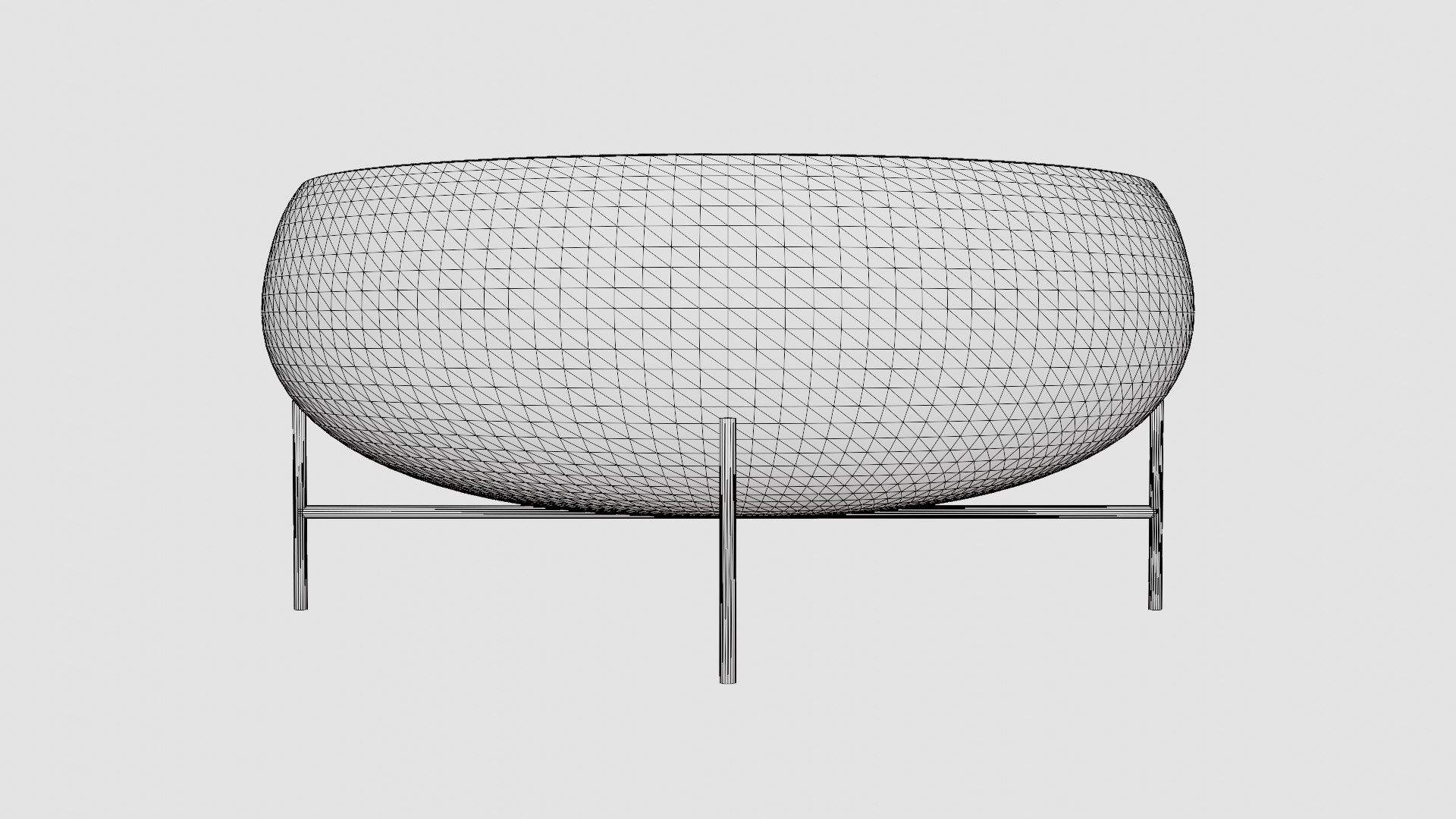 3D Bowl With Stand Model - TurboSquid 2238761