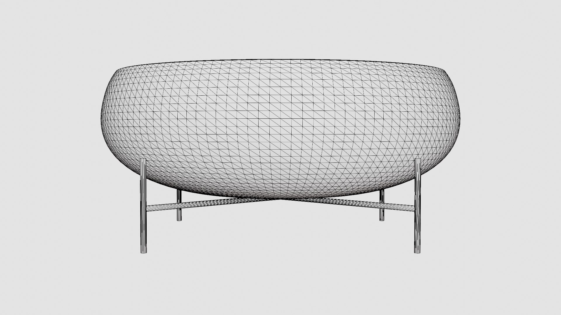 3D Bowl With Stand Model - TurboSquid 2238761