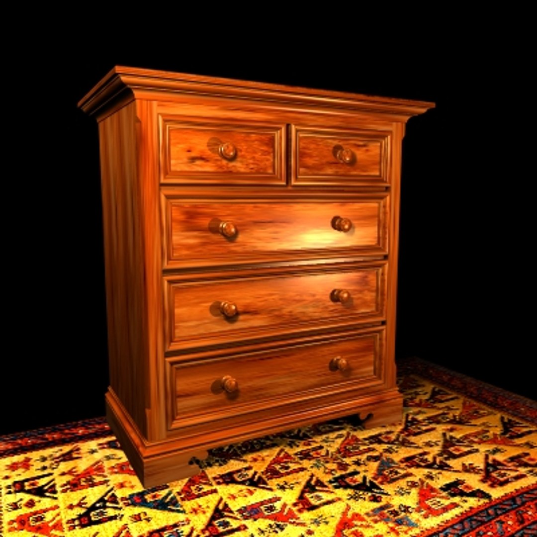 3d Drawers Model