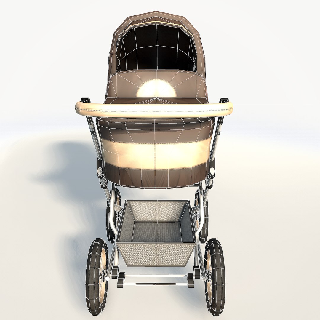 3d Realistic Pram