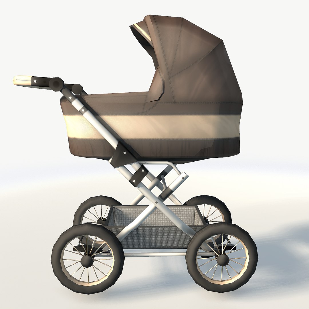 3d Realistic Pram