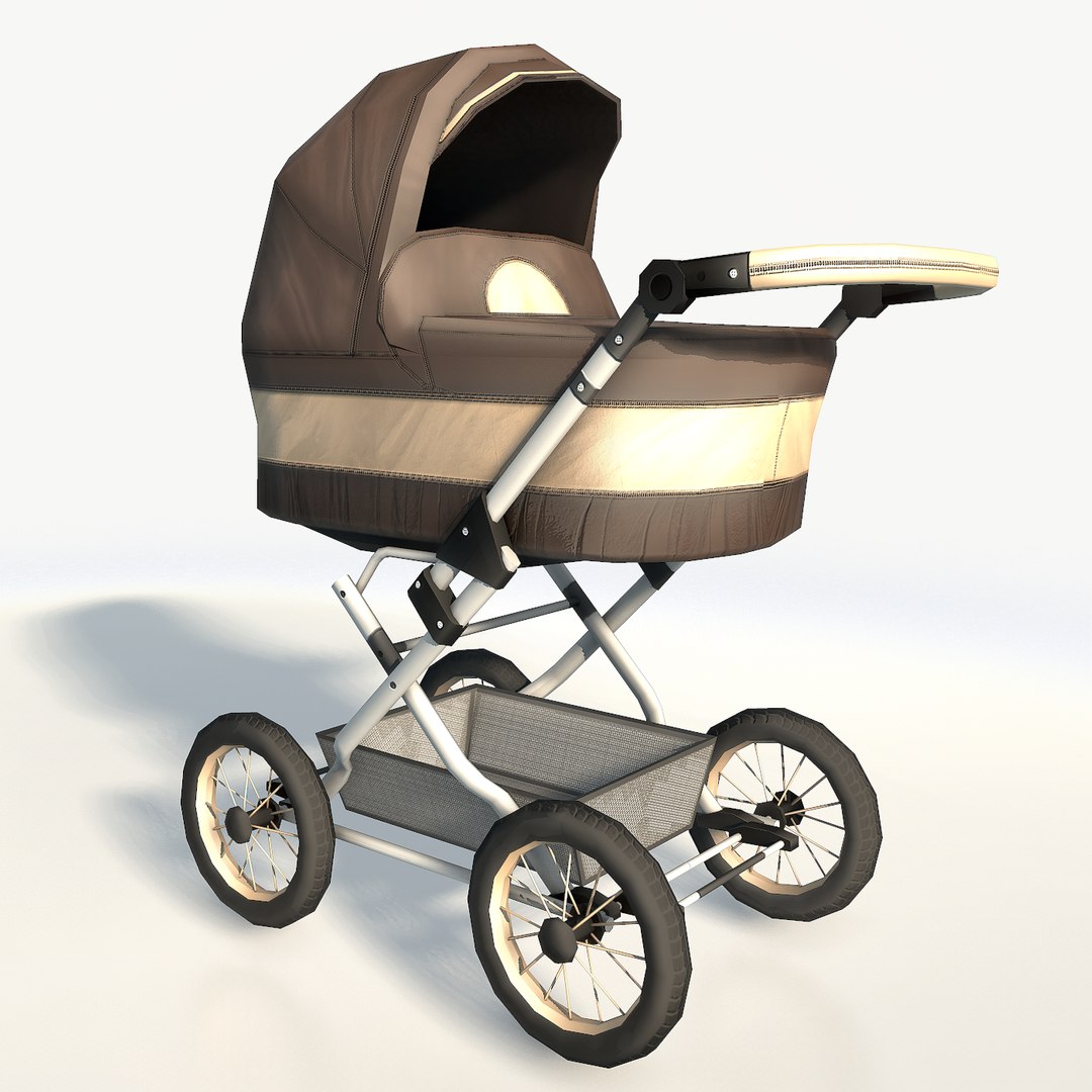 3d Realistic Pram