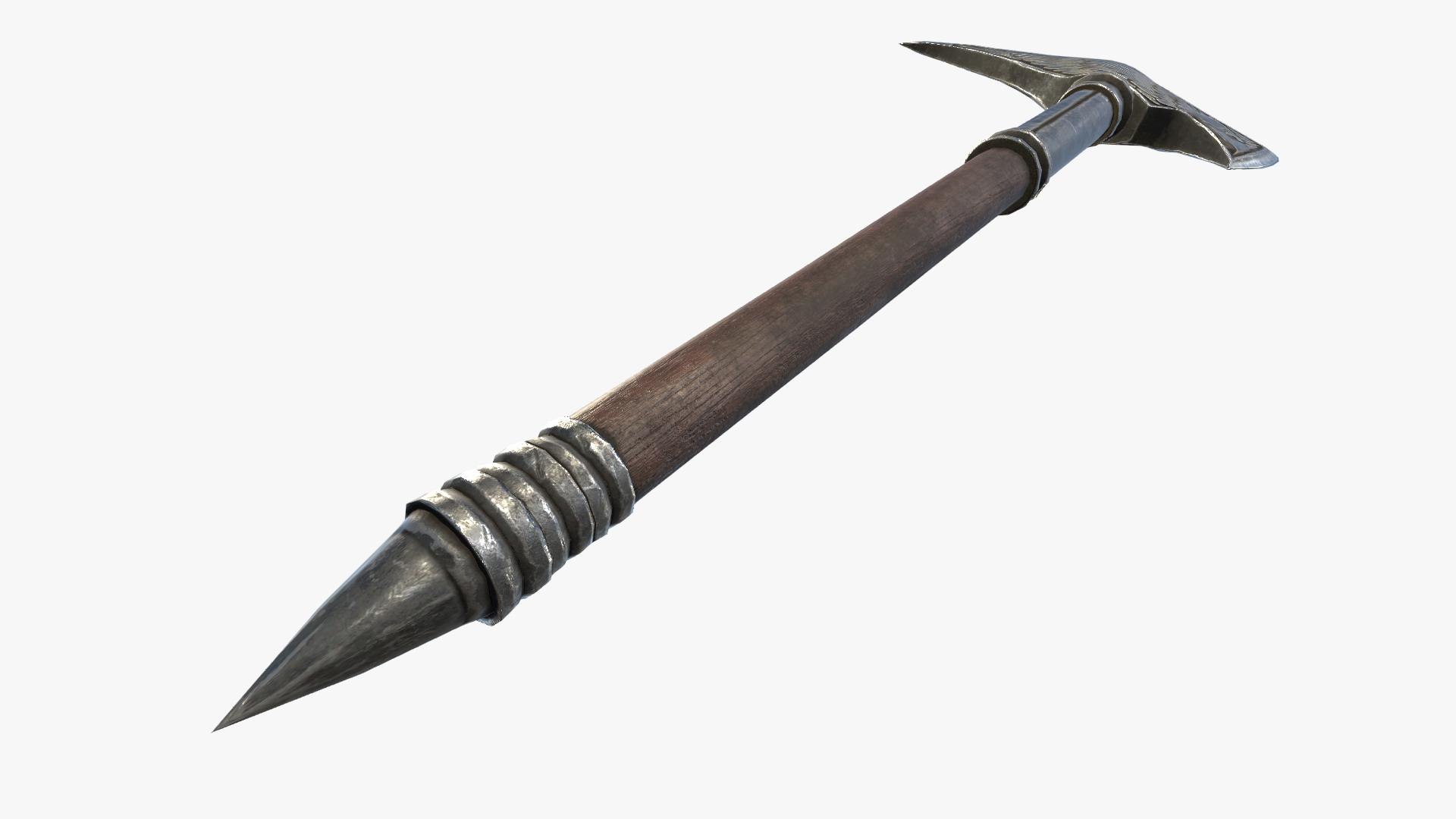 3D Fantasy Axe RPG Sagaris Pickaxe Mattock Double Axe Great Axe Battle ...