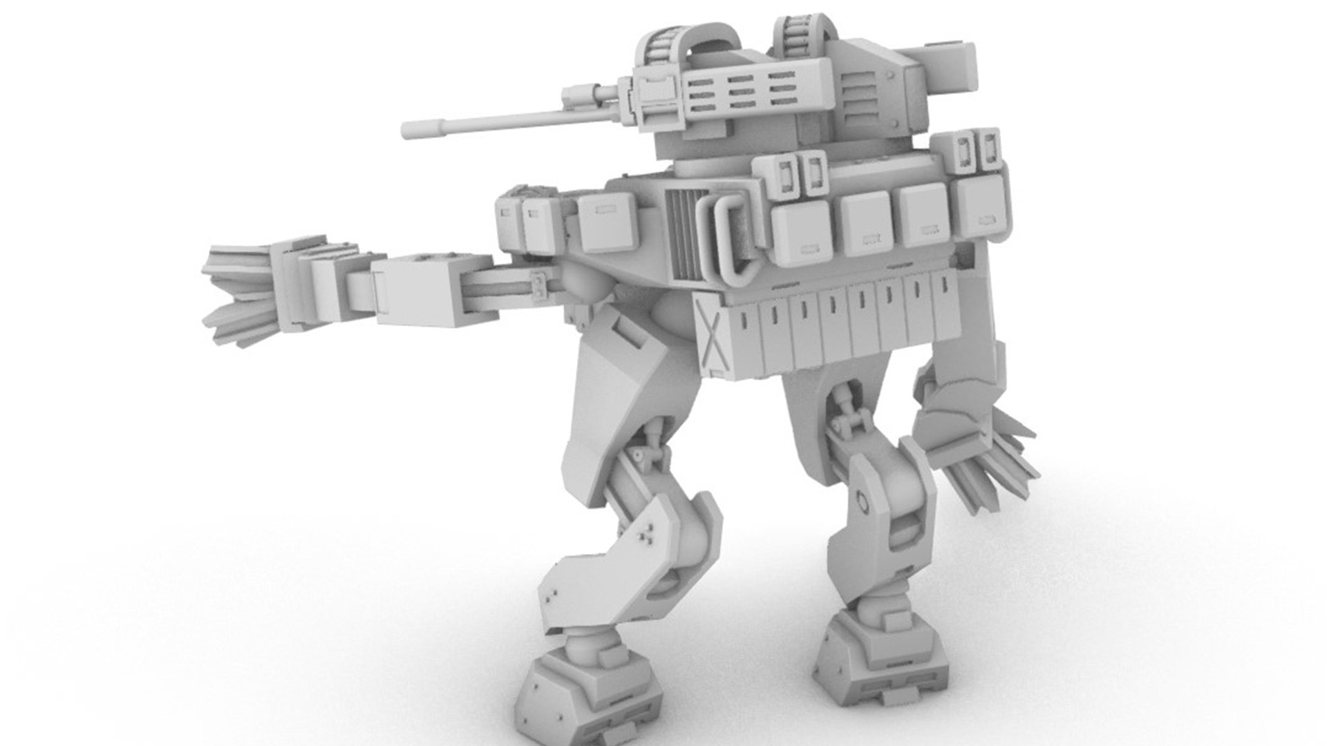 GG41 GateKeeper 28MM Robot 3D - TurboSquid 1776913