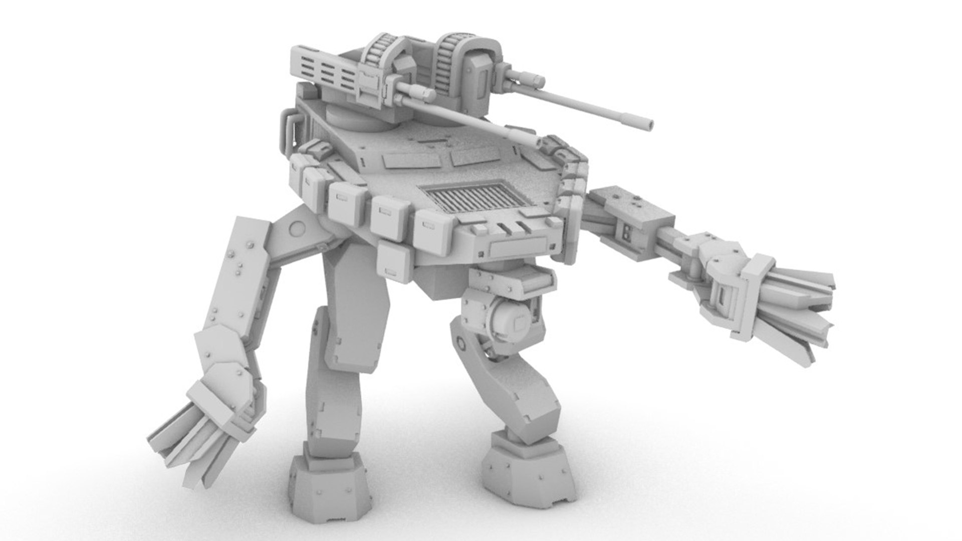 GG41 GateKeeper 28MM Robot 3D - TurboSquid 1776913