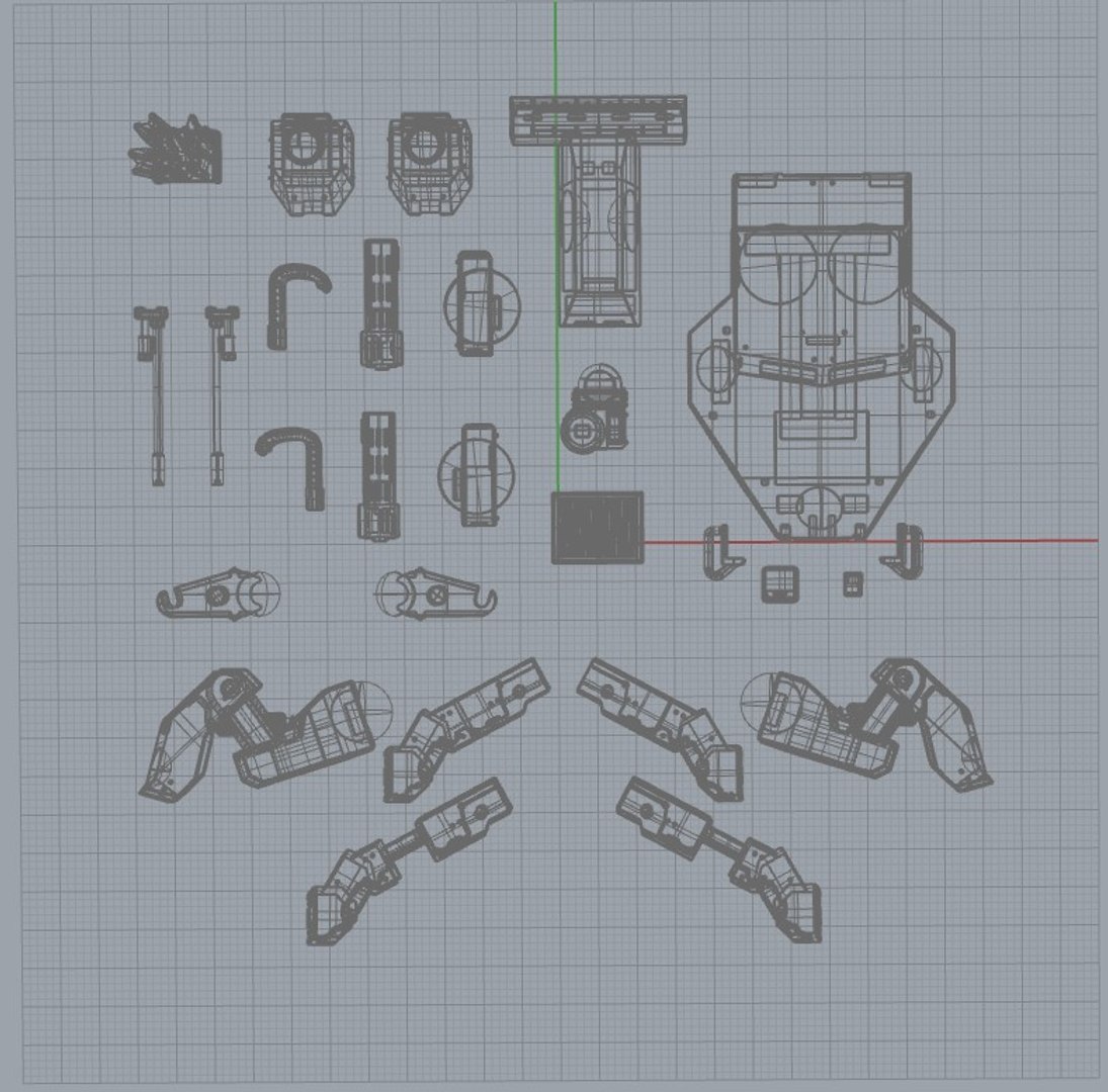 GG41 GateKeeper 28MM Robot 3D - TurboSquid 1776913