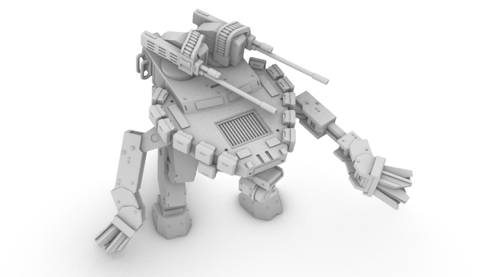 GG41 GateKeeper 28MM Robot 3D - TurboSquid 1776913