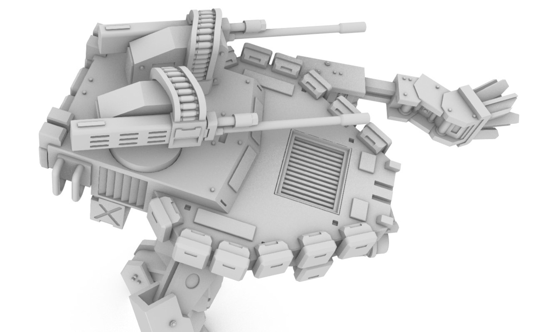 GG41 GateKeeper 28MM Robot 3D - TurboSquid 1776913