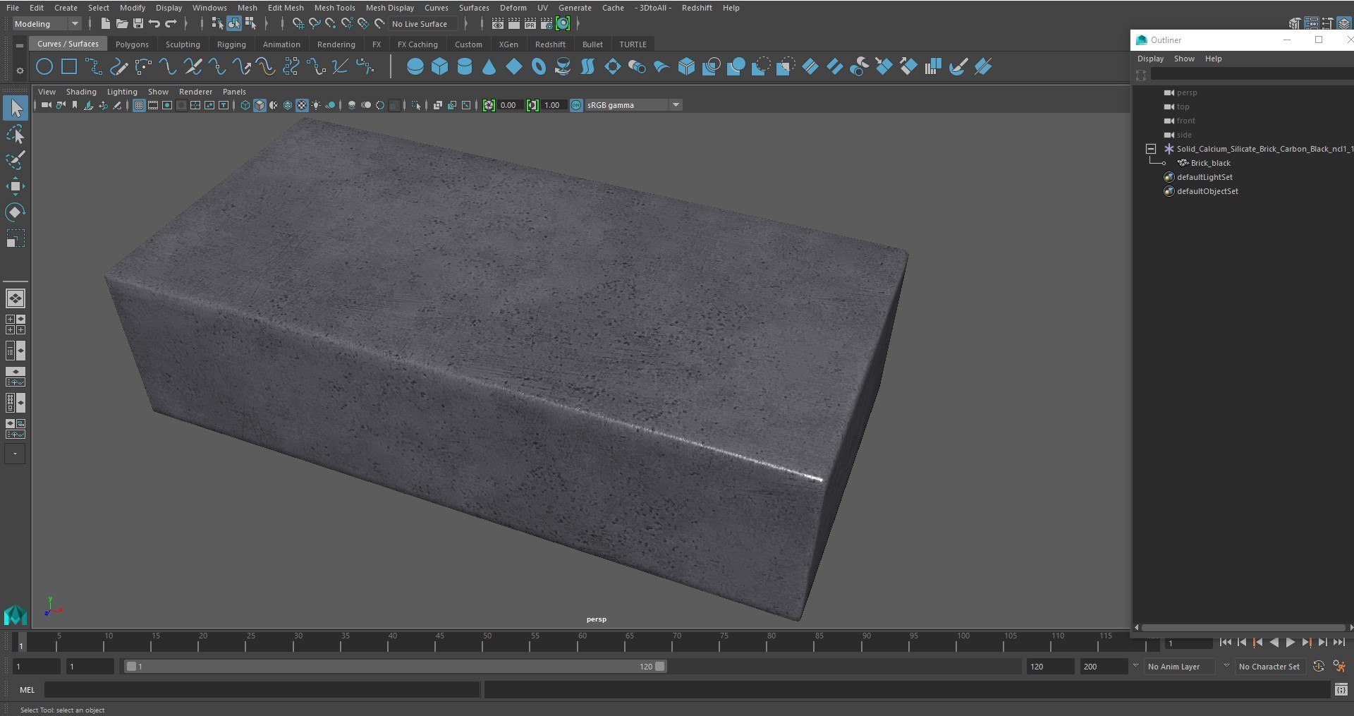 Solid Calcium Silicate Brick Carbon Black 3D Model - TurboSquid 2146938