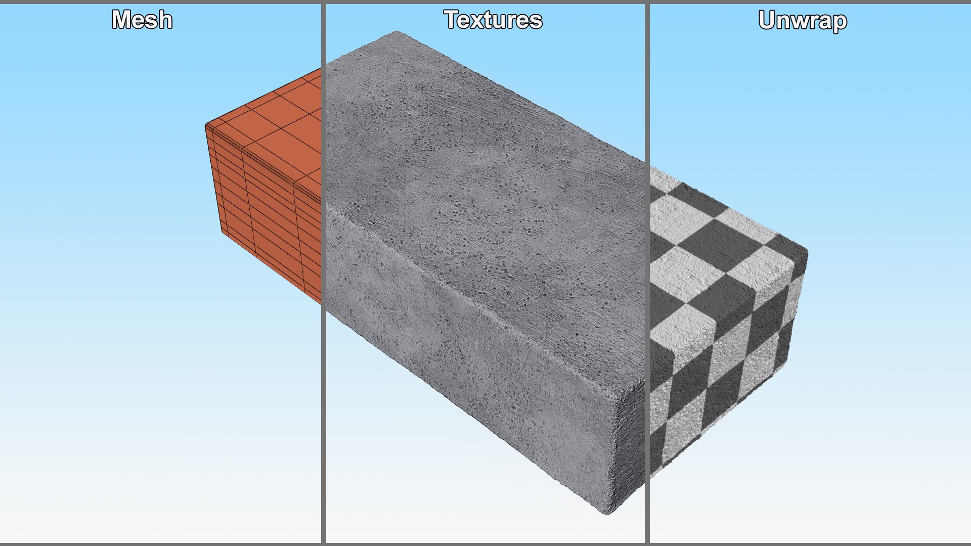 Solid Calcium Silicate Brick Carbon Black 3D Model - TurboSquid 2146938