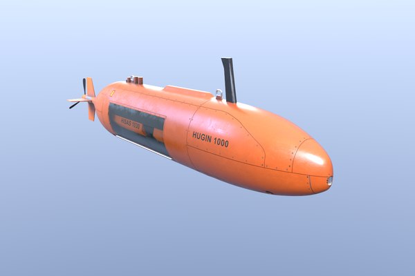 Autonomous vehicle auv hugin model - TurboSquid 1452153