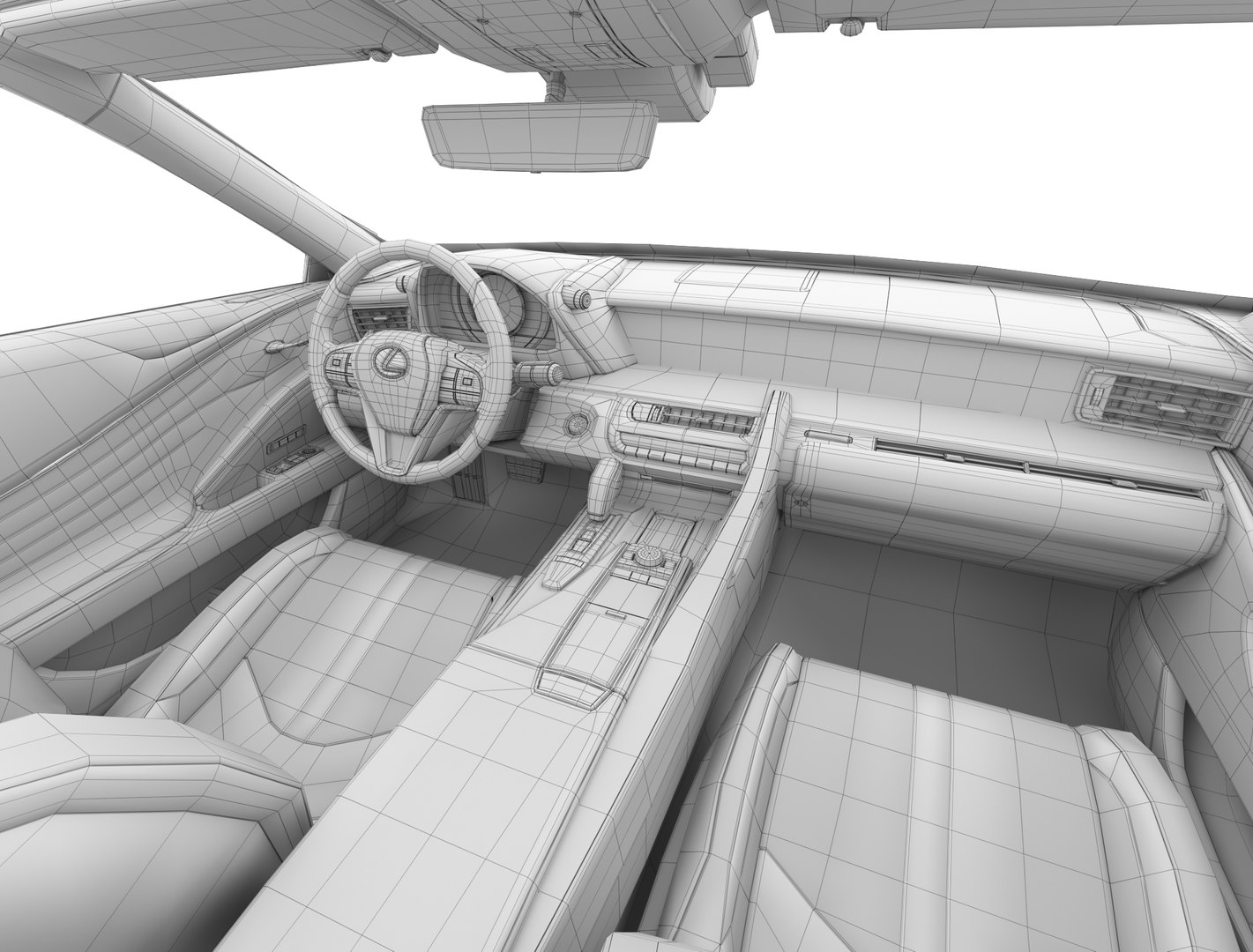 Interior Convertible 2020 3D - TurboSquid 1644288