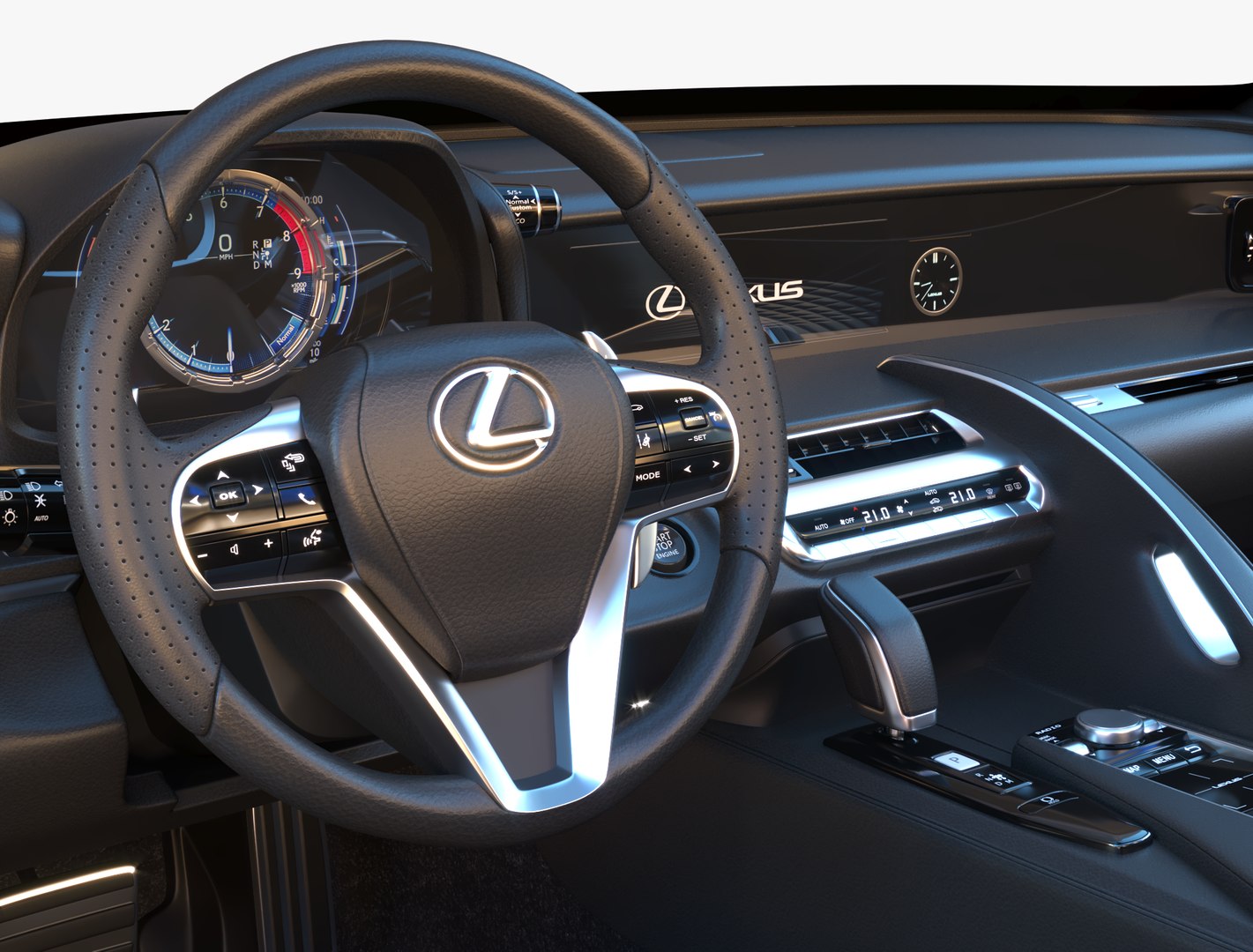 Interior Convertible 2020 3D - TurboSquid 1644288