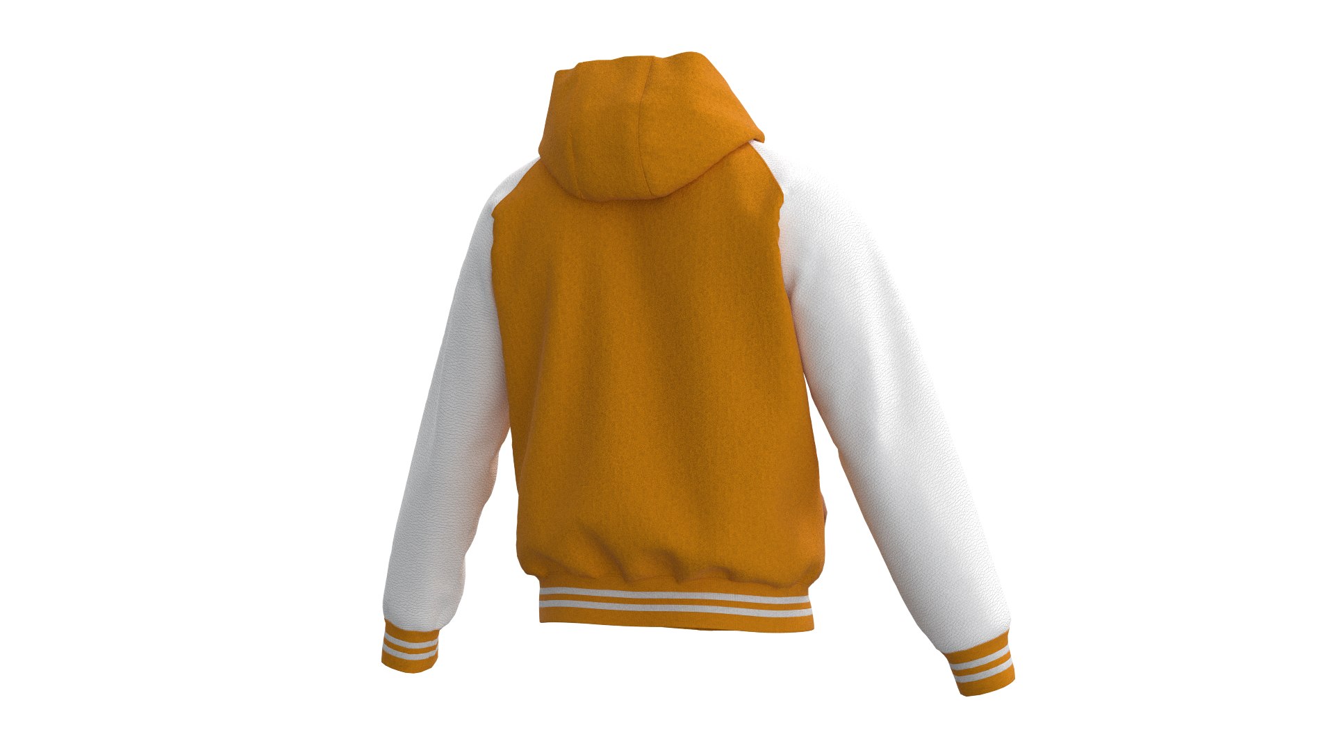 Male Raglan Varsity Jacket Model - TurboSquid 2198442