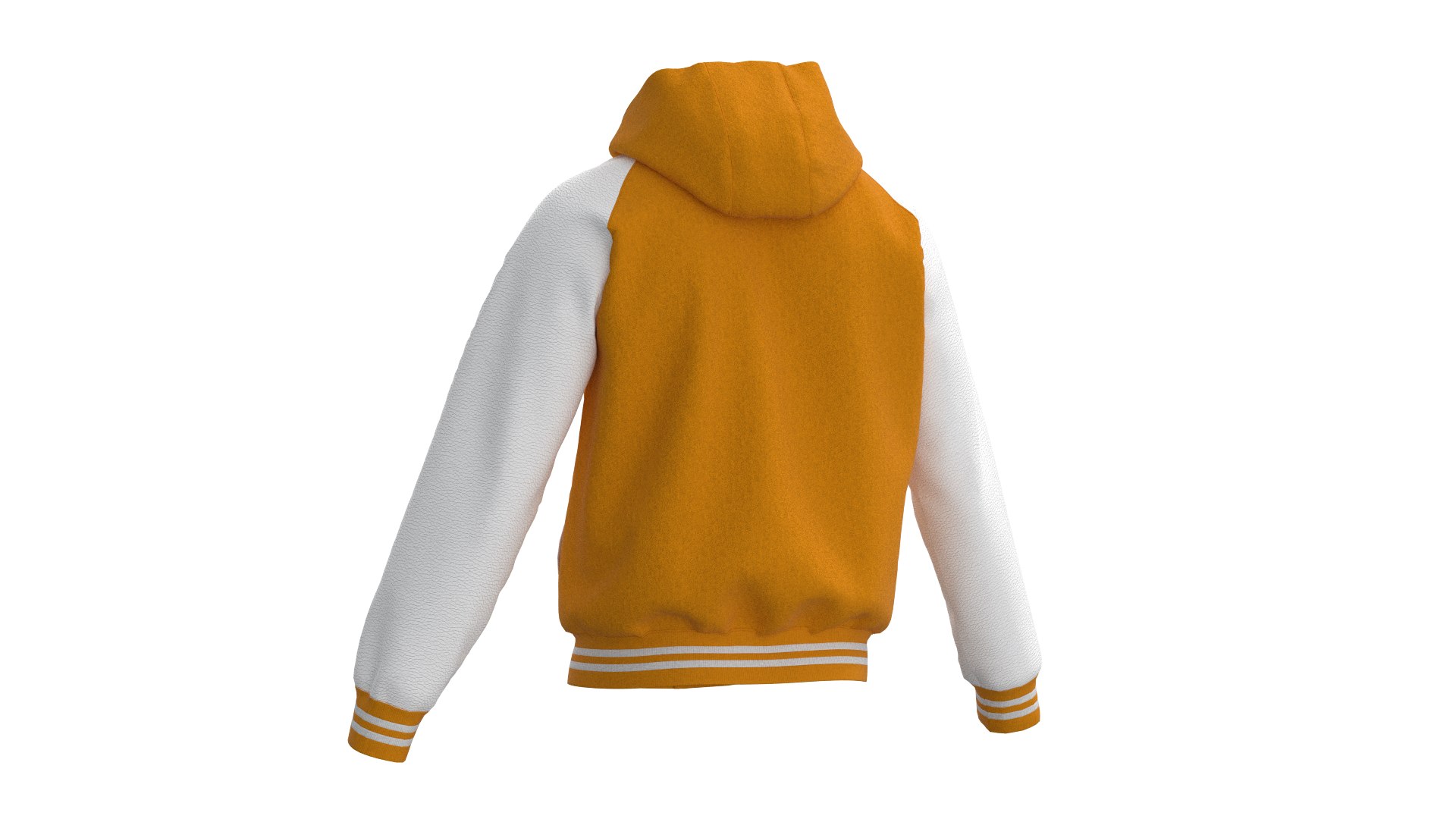 Male Raglan Varsity Jacket Model - TurboSquid 2198442