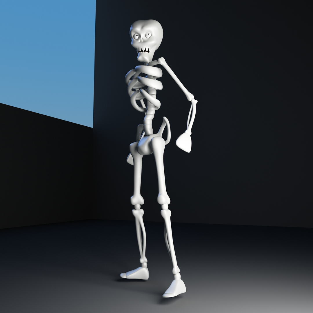 3d Biped Ready Animation Model