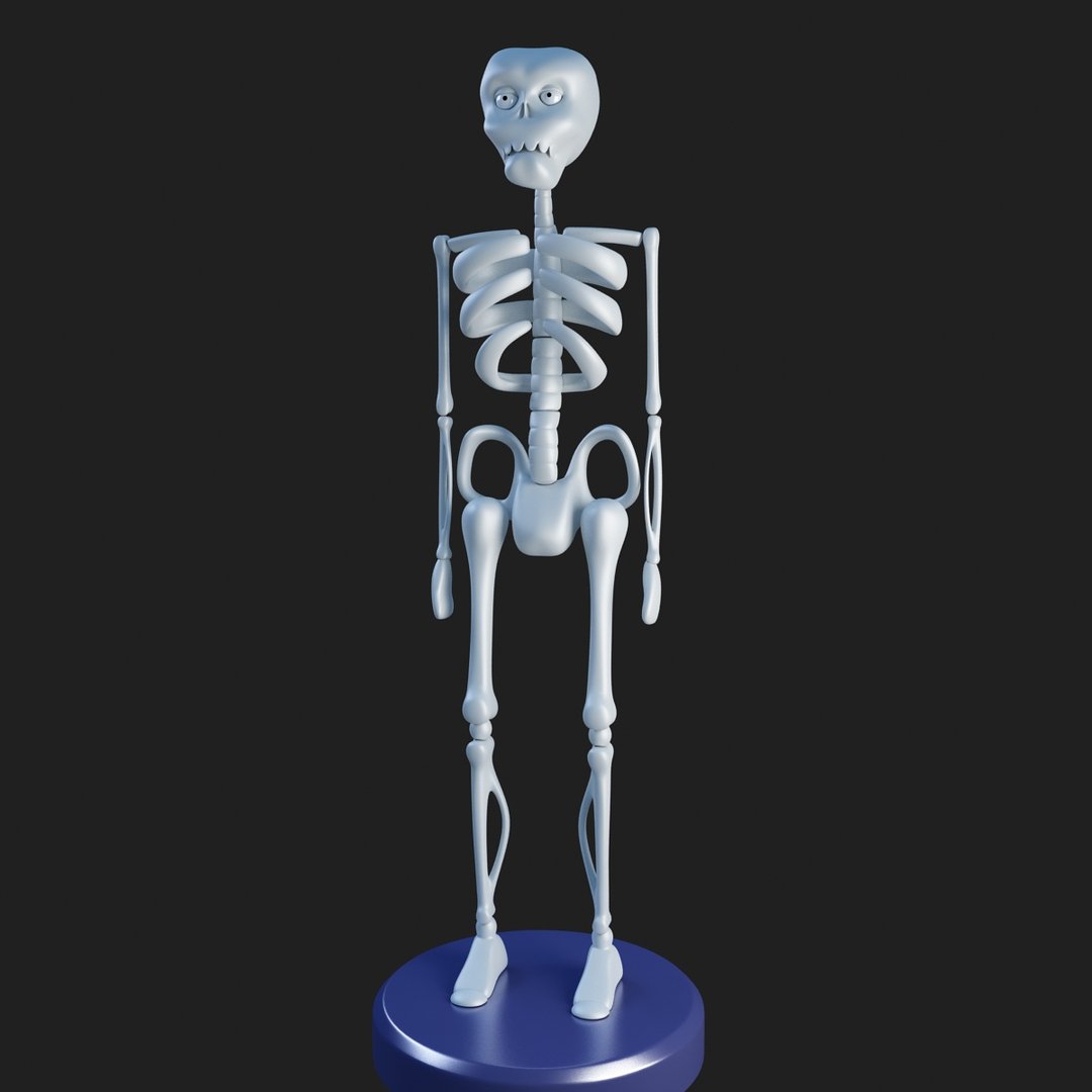 3d Biped Ready Animation Model