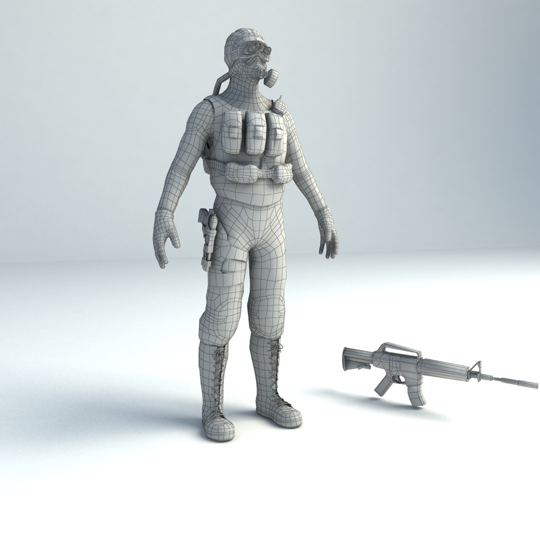 3d chemical soldier