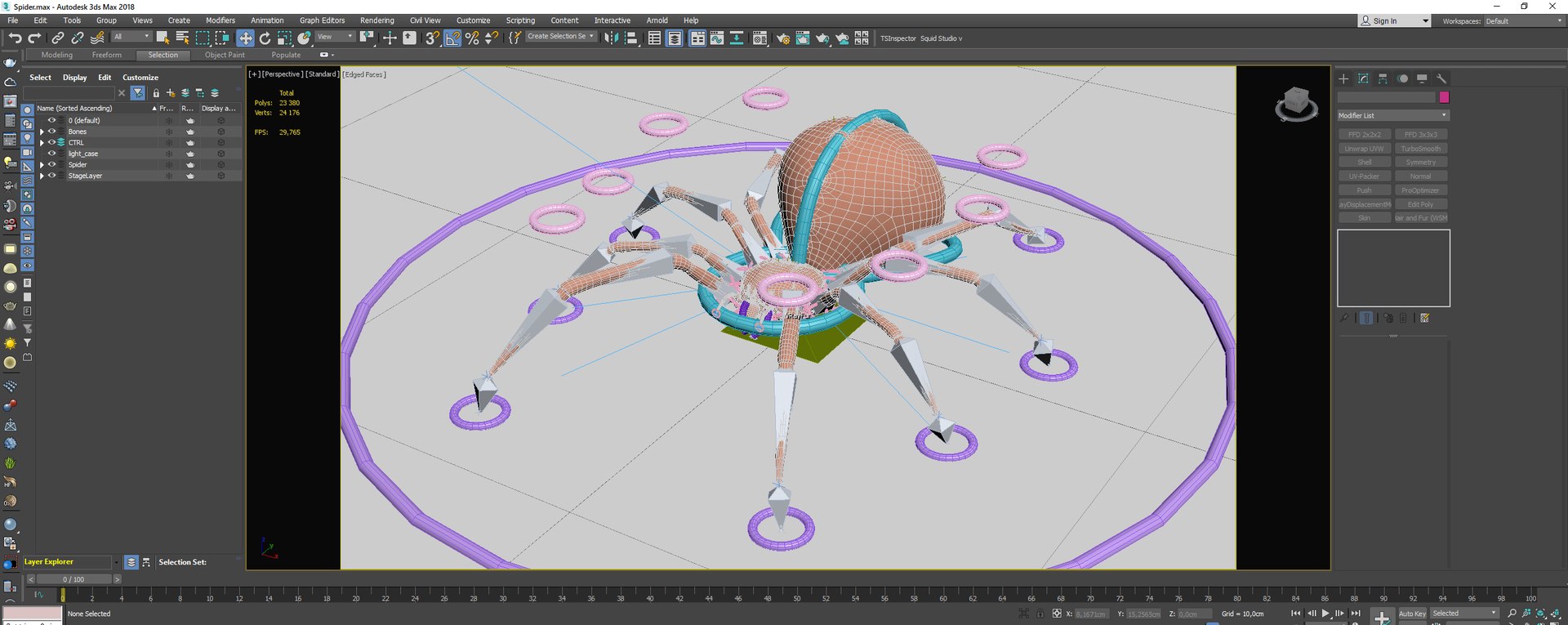Spider Model - TurboSquid 2148854