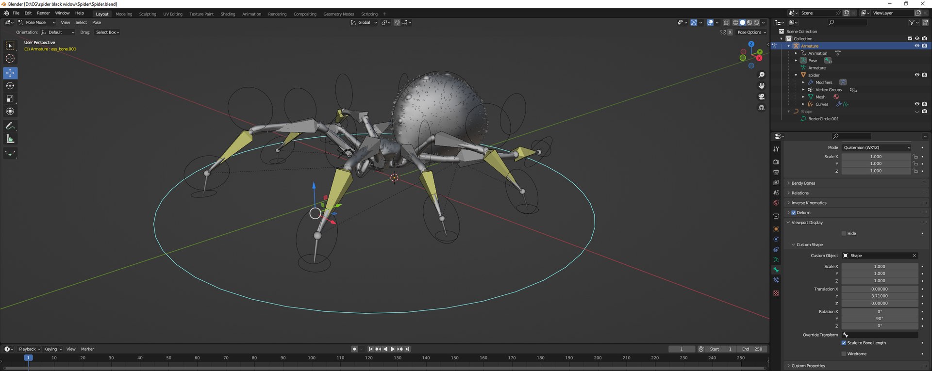 Spider Model - TurboSquid 2148854