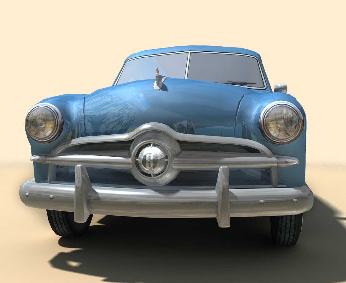 Retro Car Obj