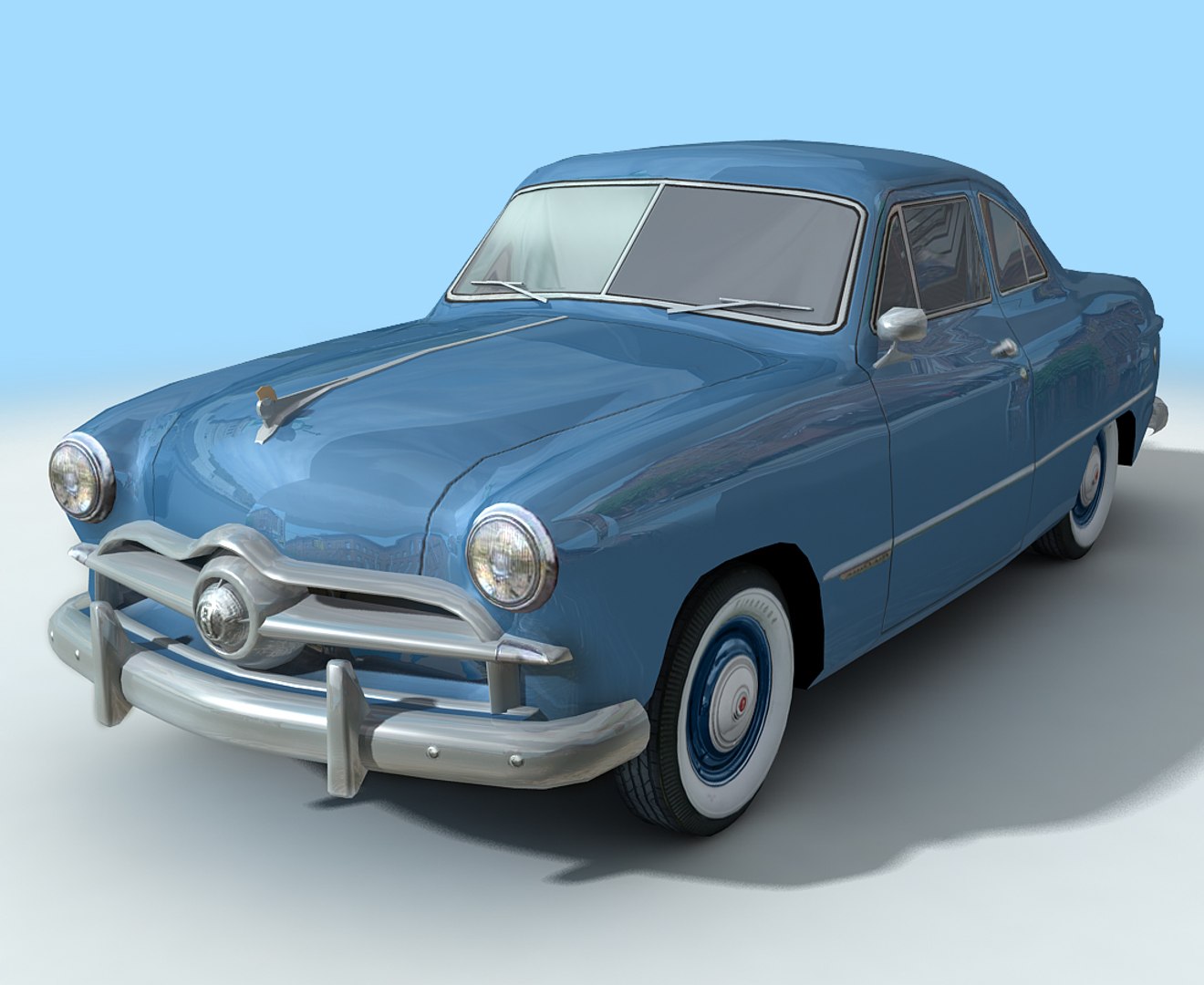 Retro Car Obj