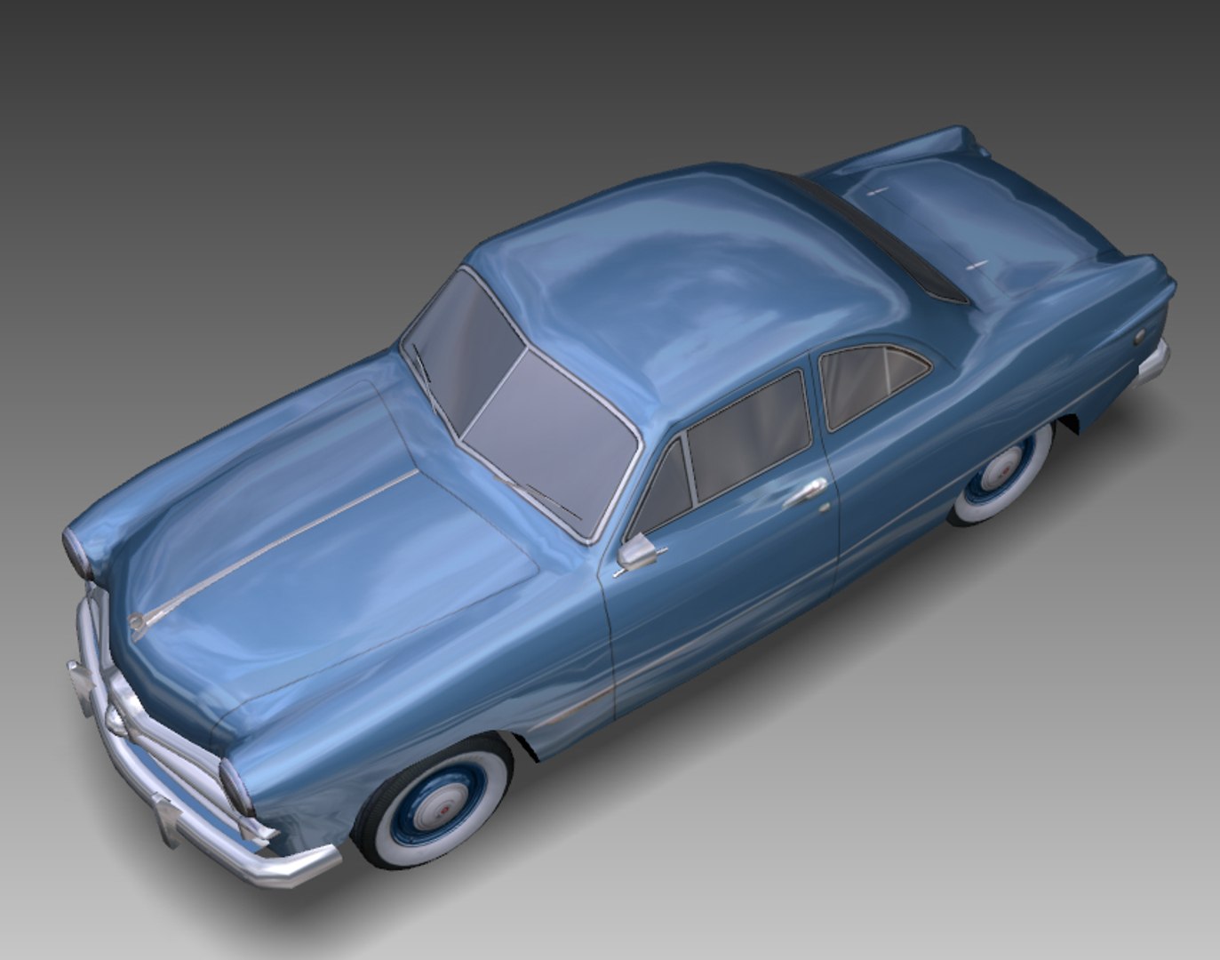 Retro Car Obj