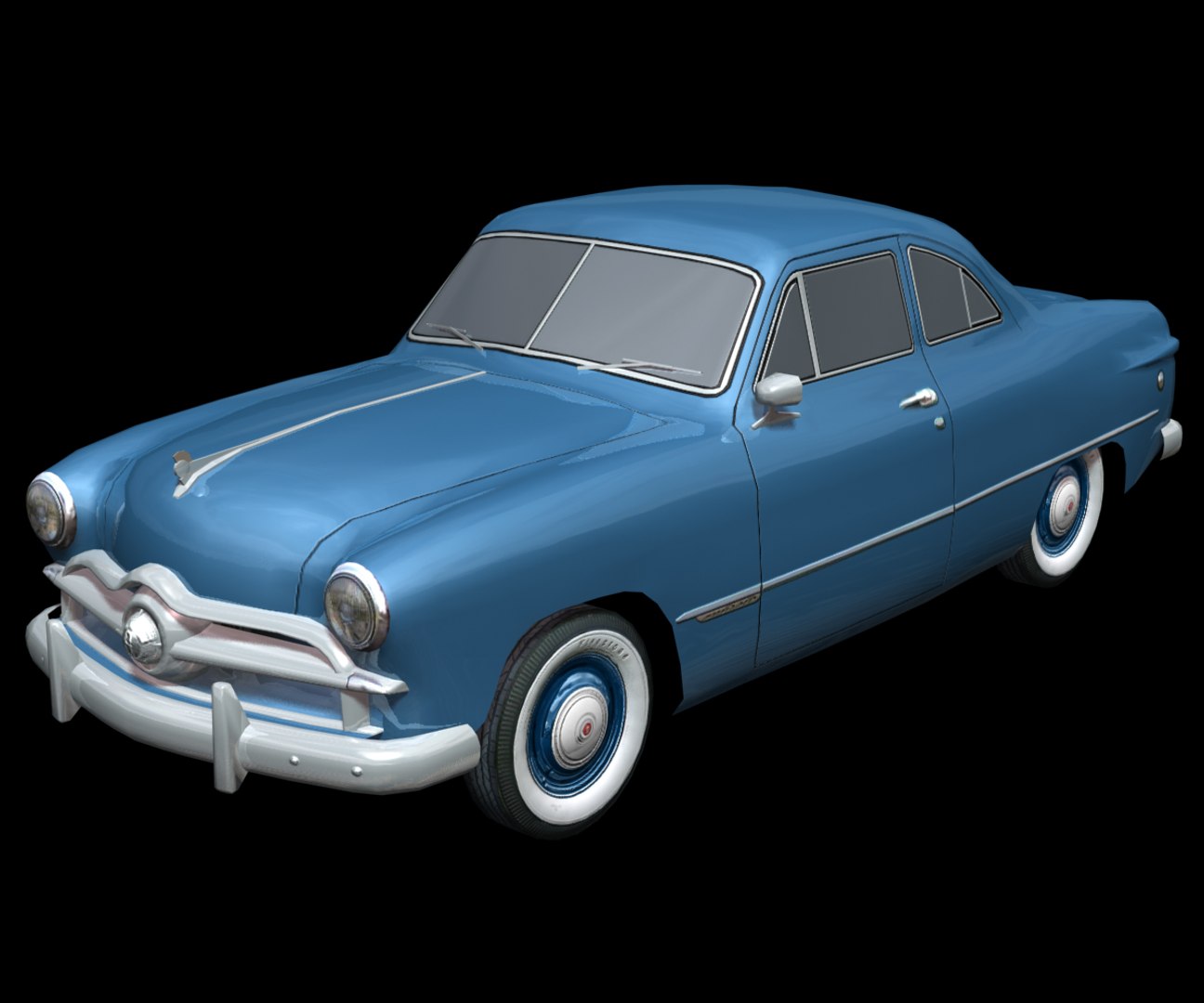 Retro Car Obj