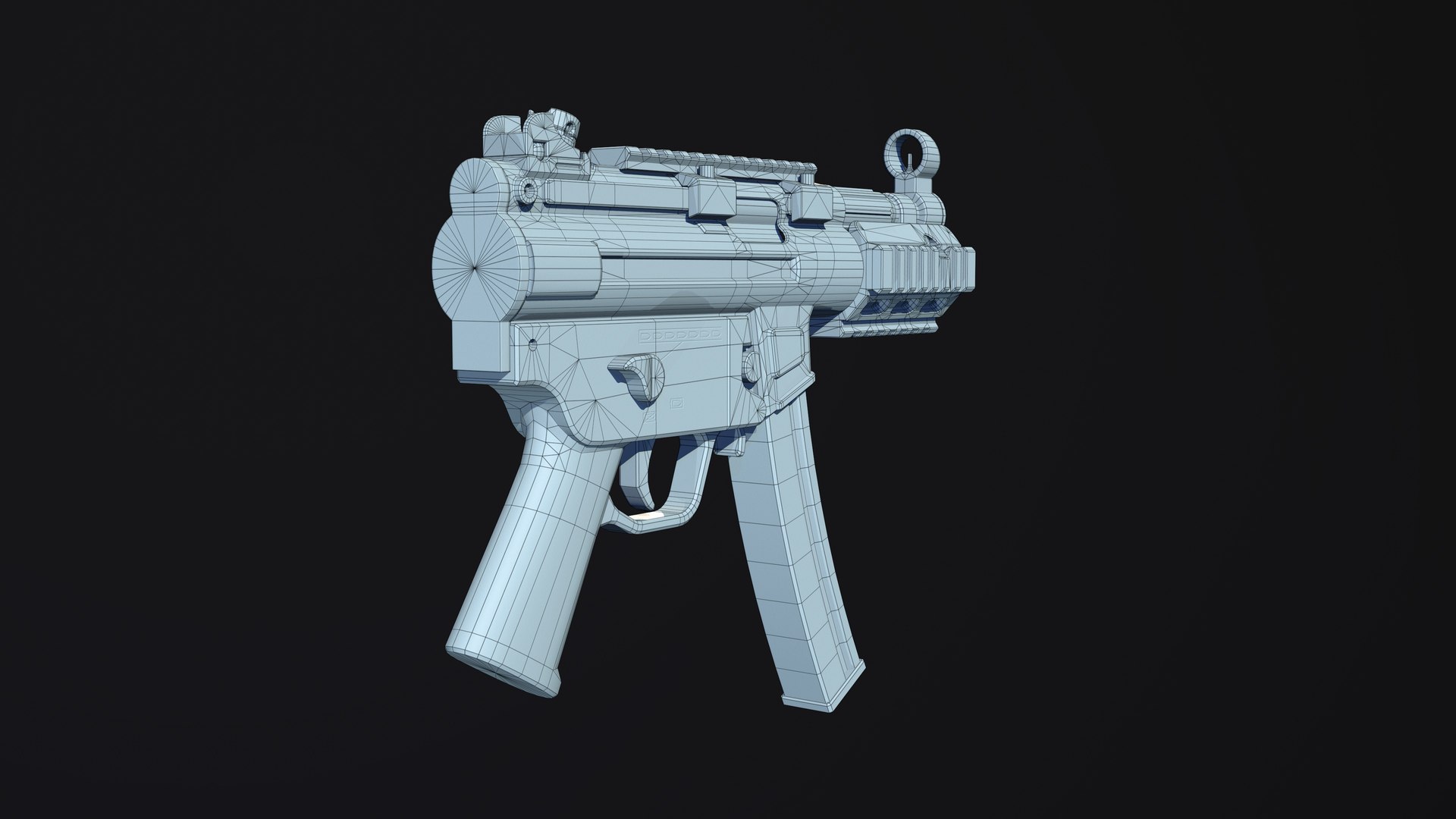 Weapon - Gun Smg 3D - TurboSquid 1548182