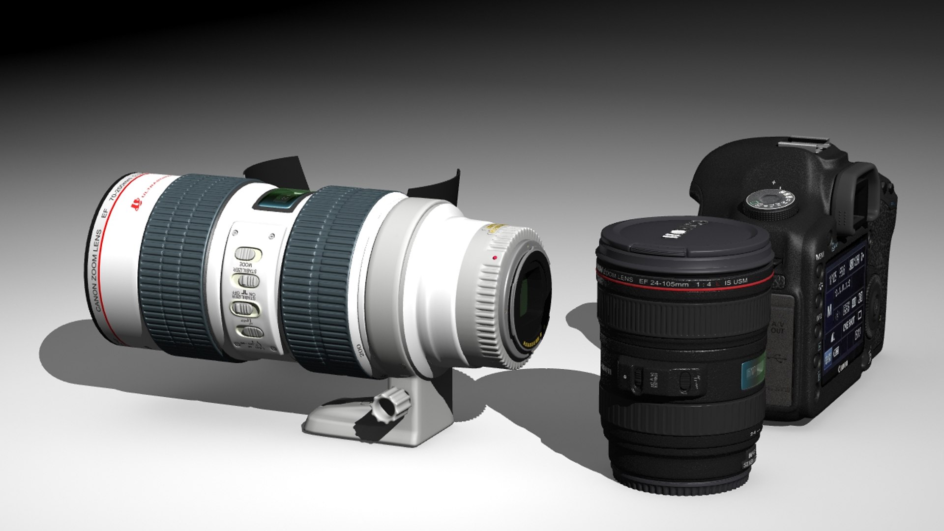 3d Model Canon 5d