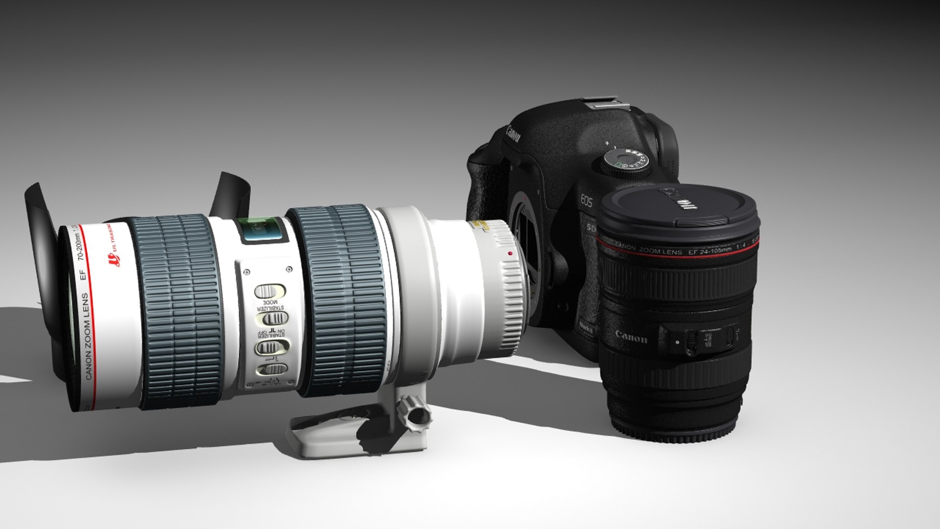 3d Model Canon 5d