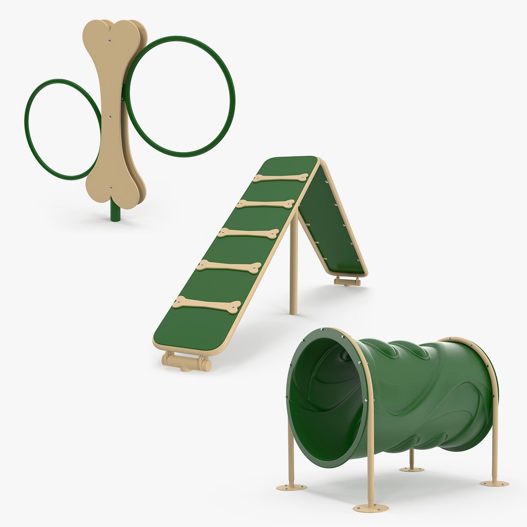 Dog Obstacles Collection 4 3D model - TurboSquid 2174267