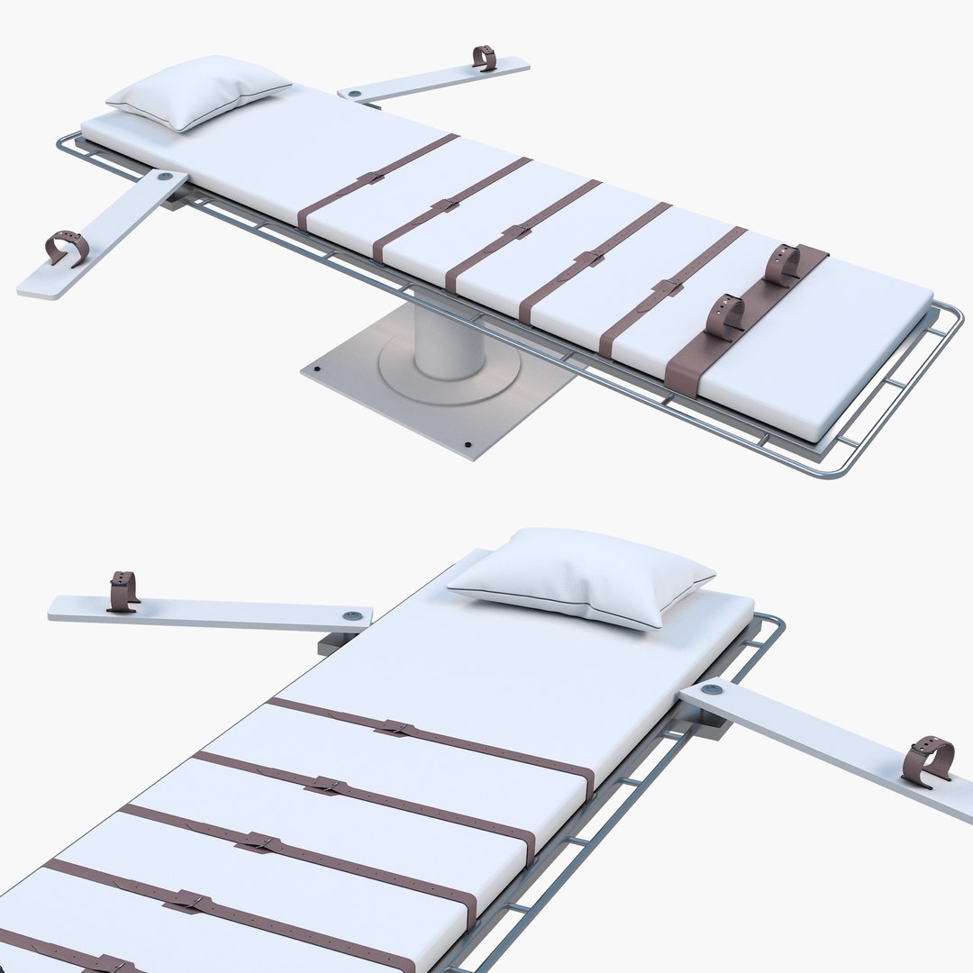 Lethal Injection Bed 3D model - TurboSquid 1735618