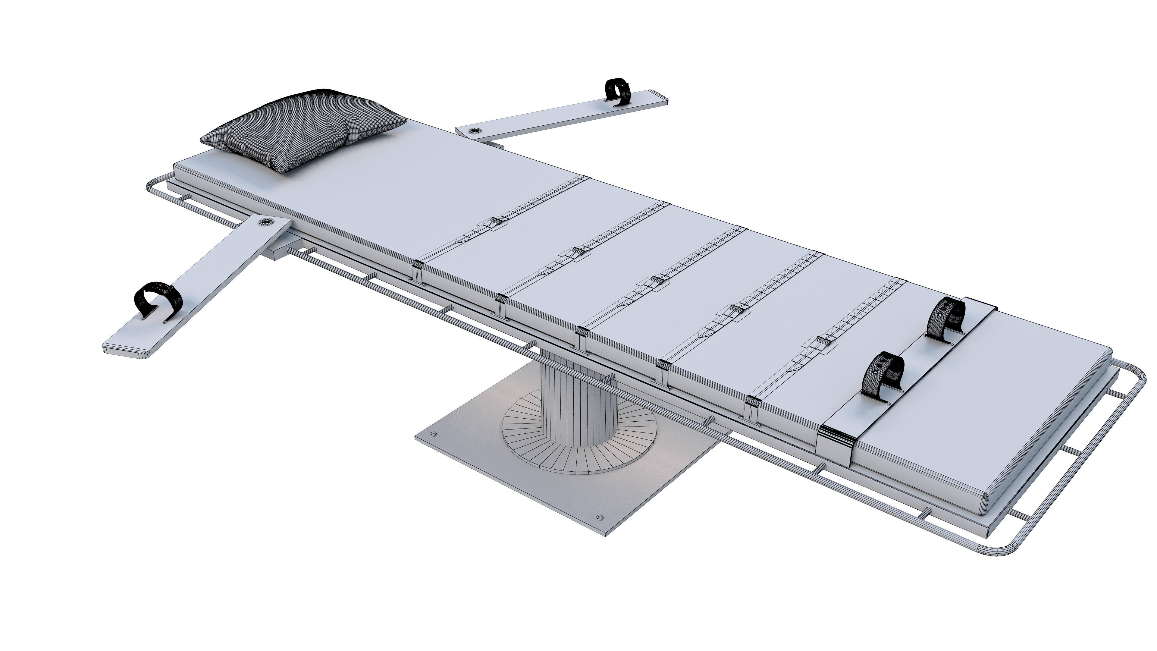Lethal Injection Bed 3D model - TurboSquid 1735618