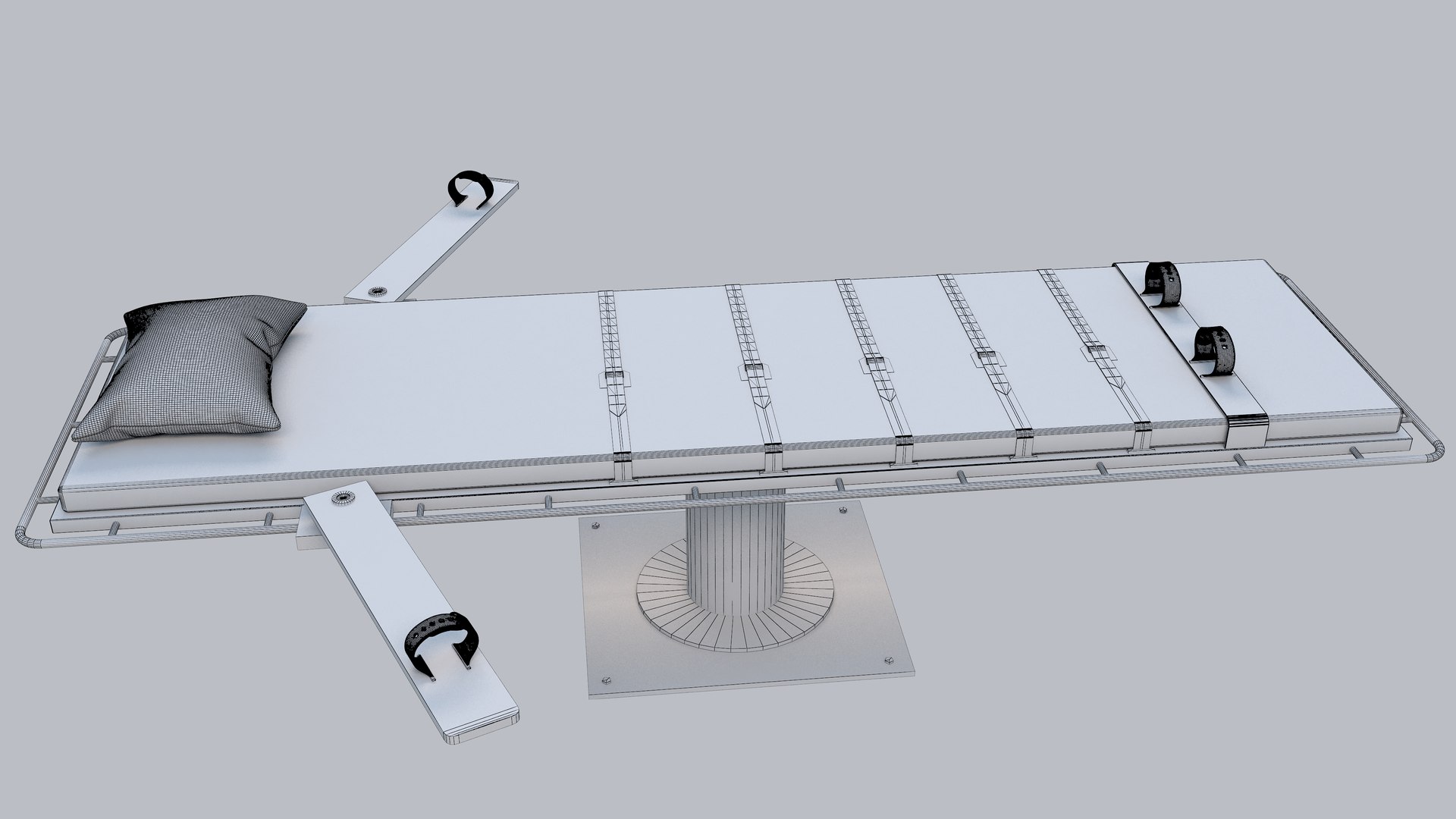 Lethal Injection Bed 3D Model - TurboSquid 1735618