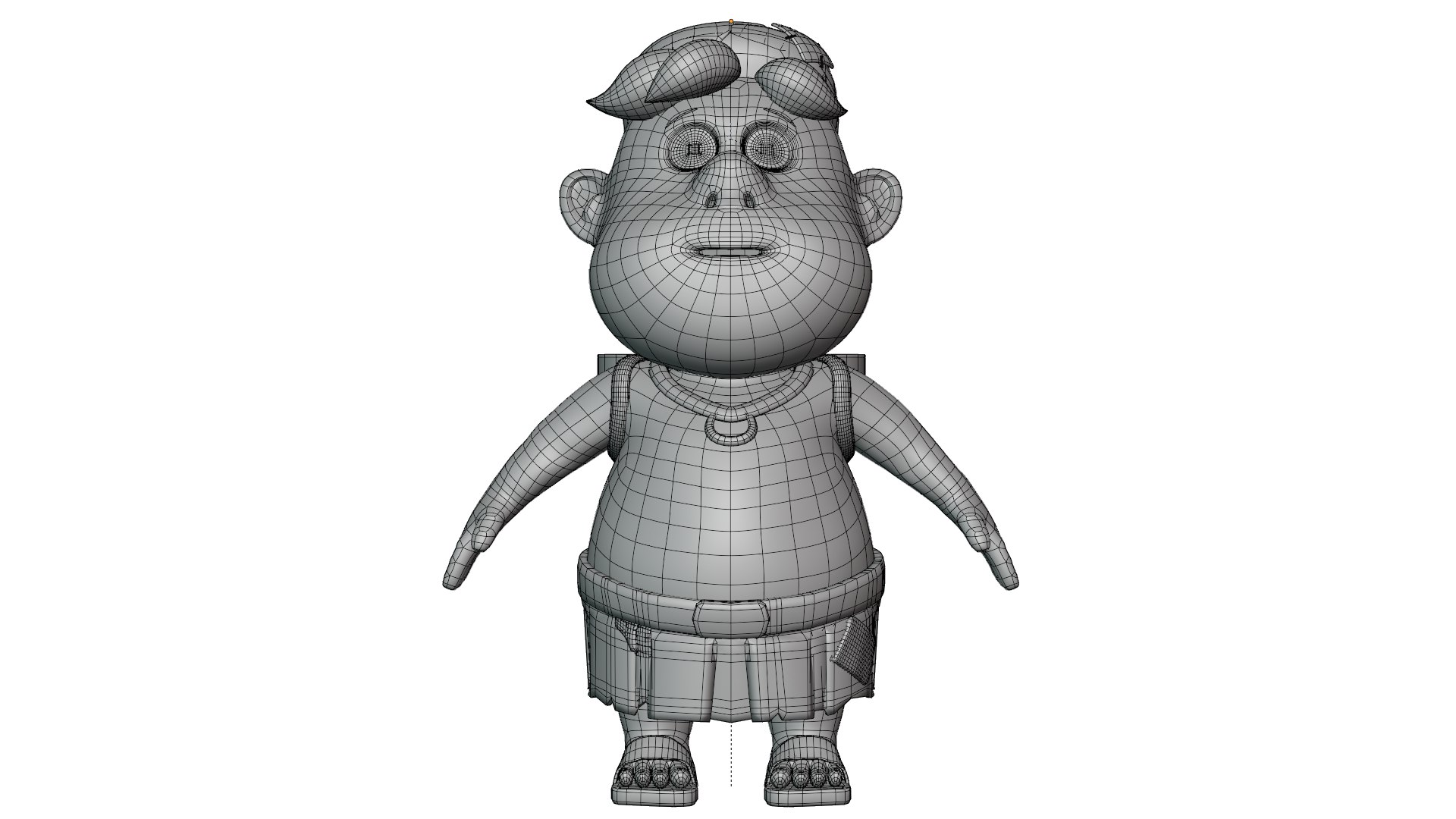 3D Tanur Toon Character Model - TurboSquid 2334800