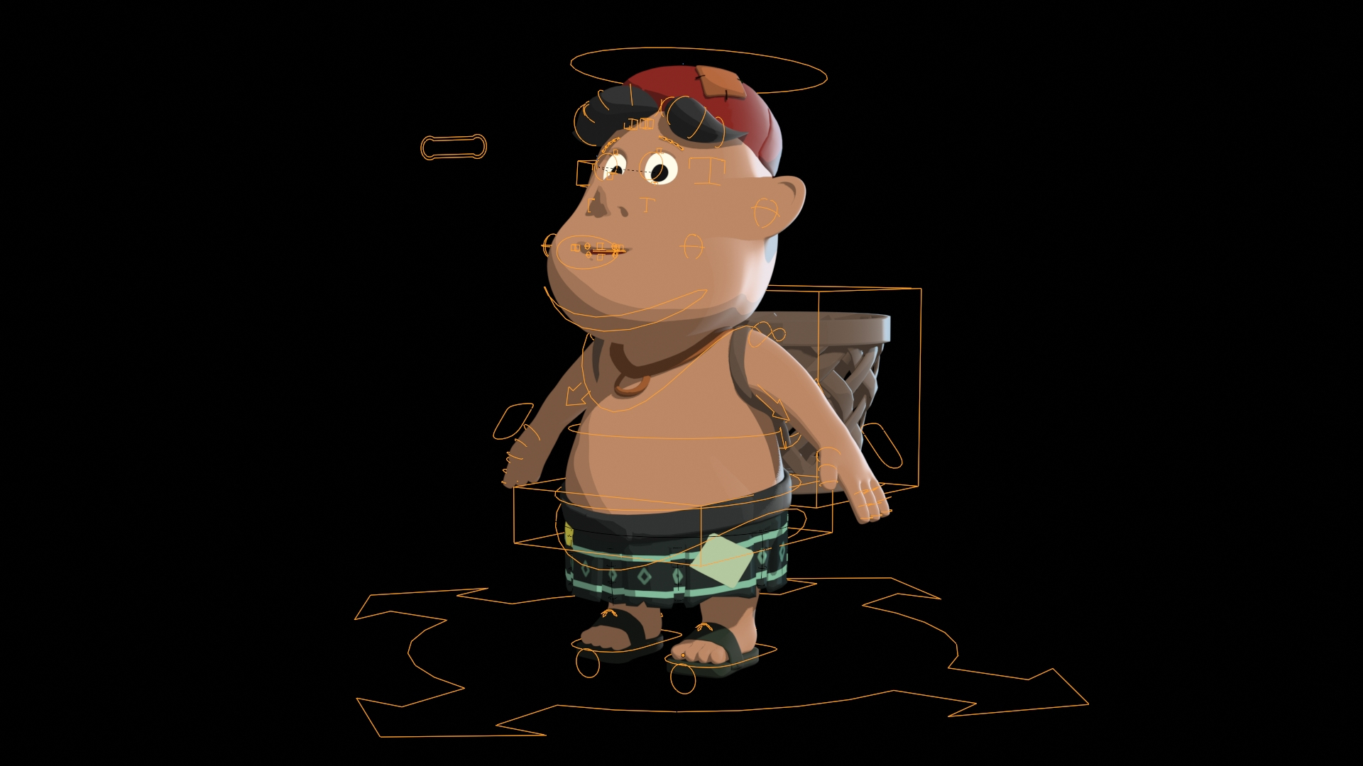 3D Tanur Toon Character Model - TurboSquid 2334800
