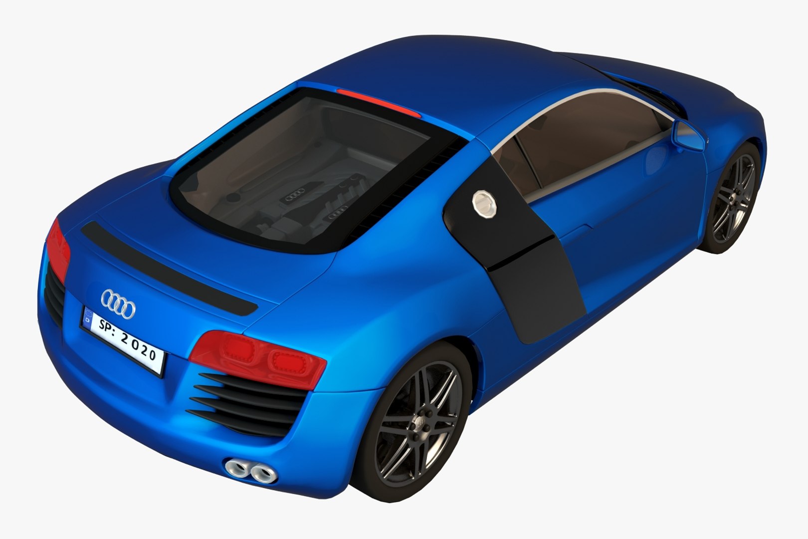 3D Audi R8 Car - TurboSquid 1588133