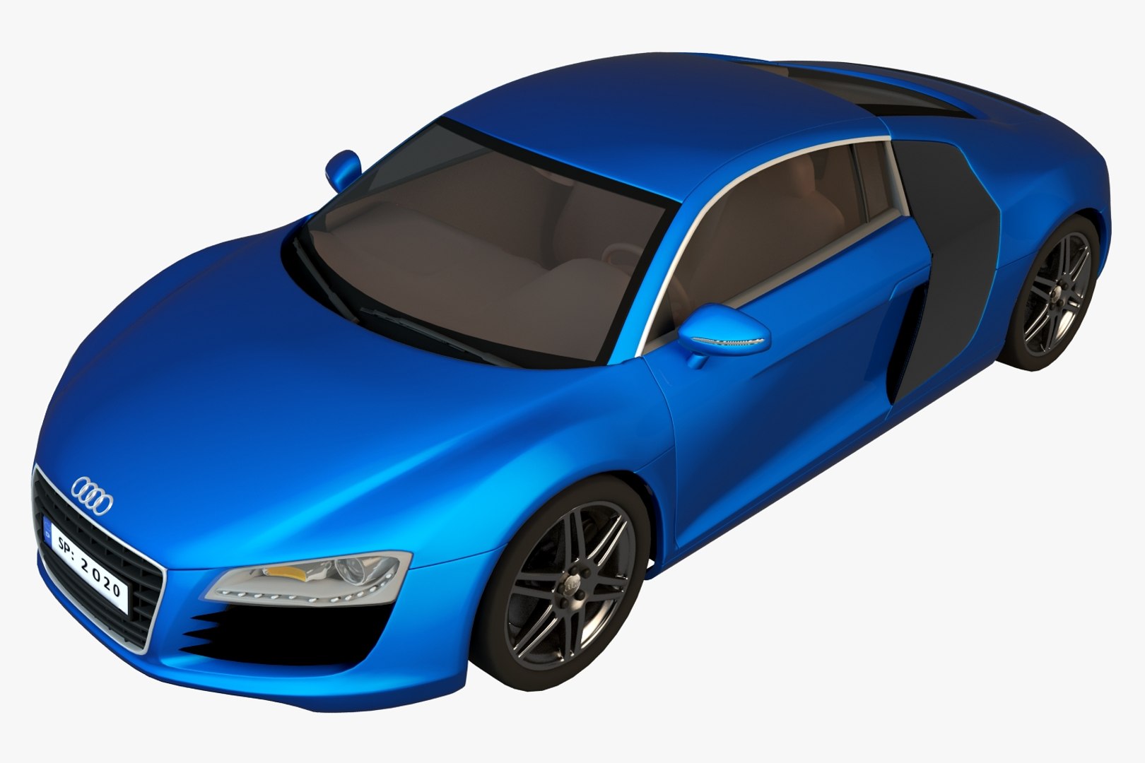 3D Audi R8 Car - TurboSquid 1588133