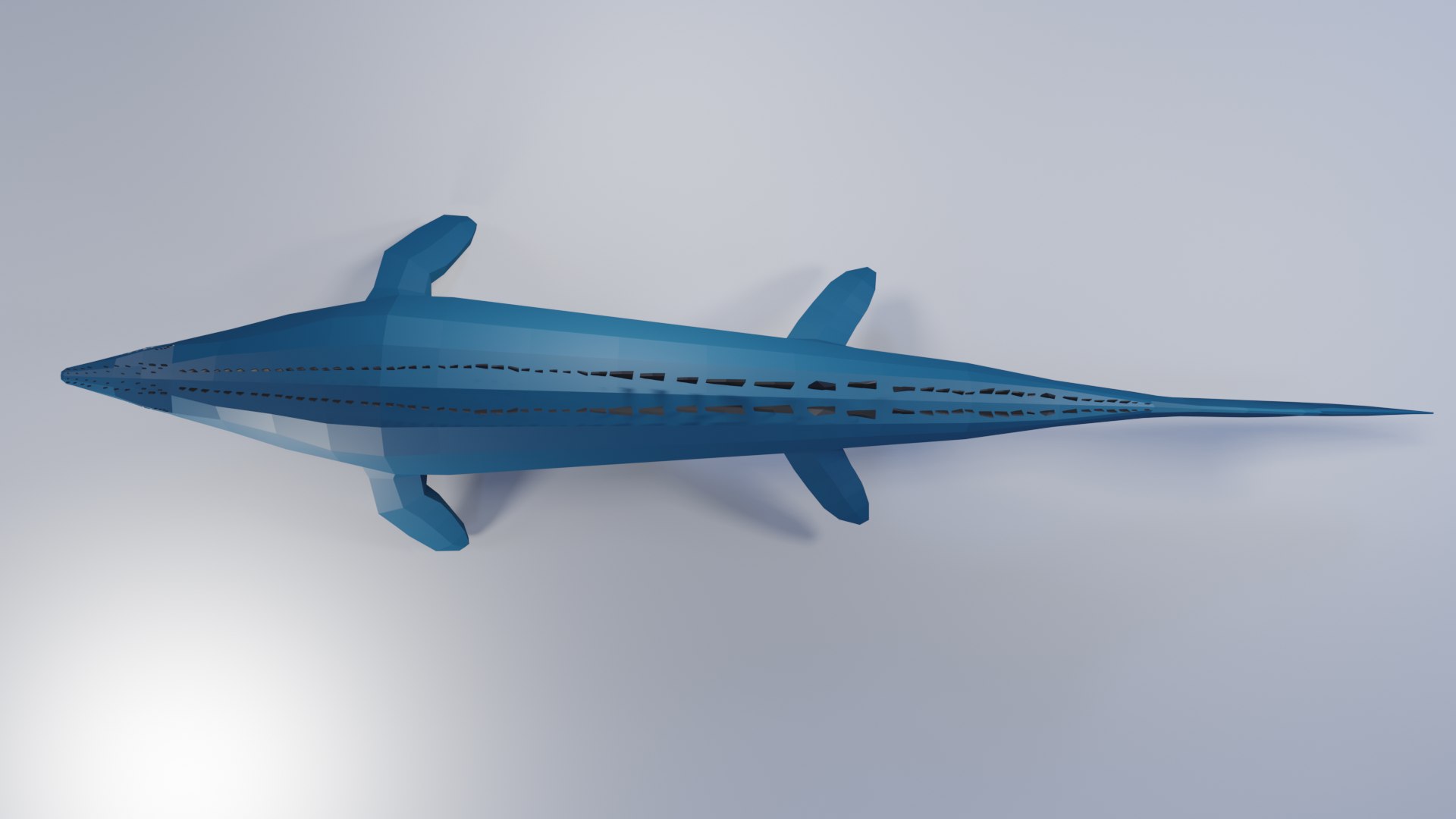 3D Mosasaurus - Low Poly - TurboSquid 2329501