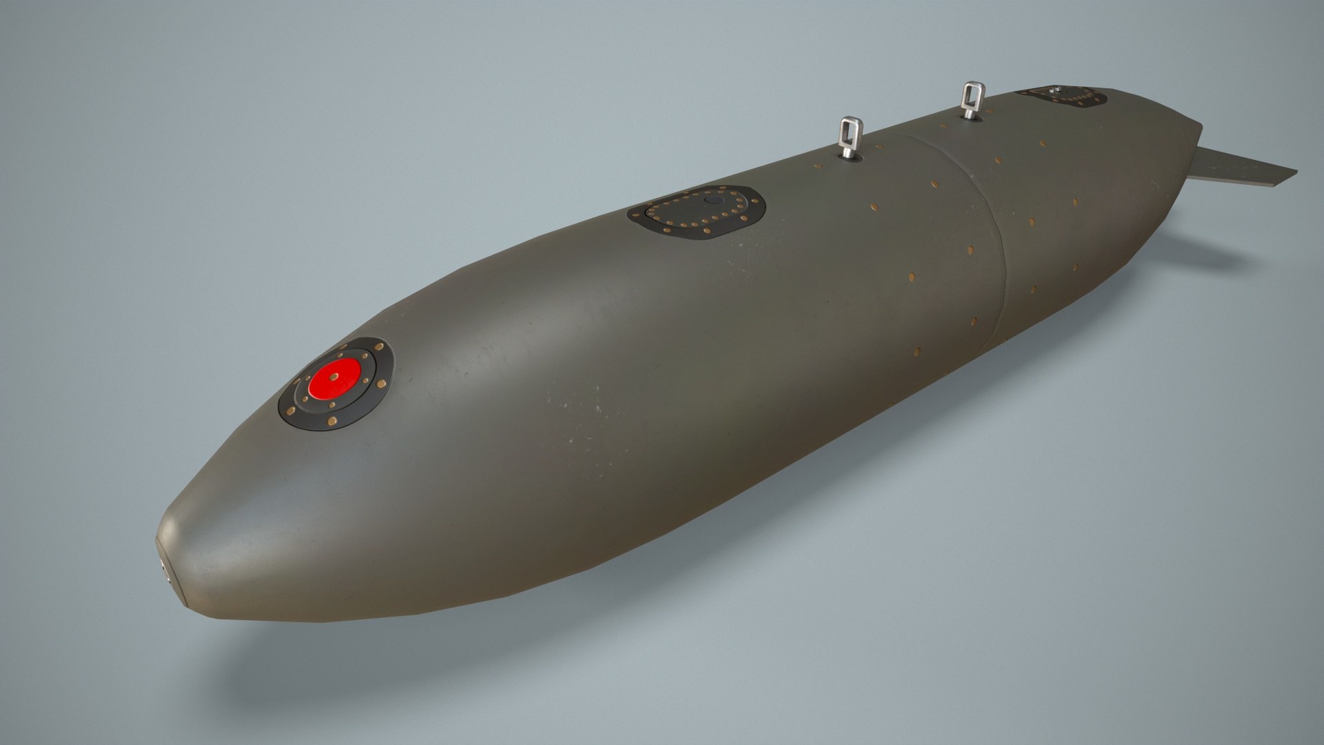 Aircraft External Fuel Tank 120L 3D - TurboSquid 2064115