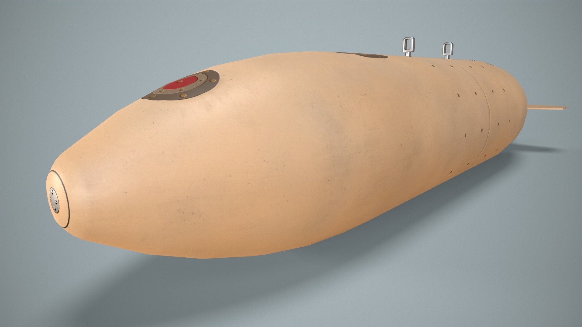 Aircraft External Fuel Tank 120L 3D - TurboSquid 2064115