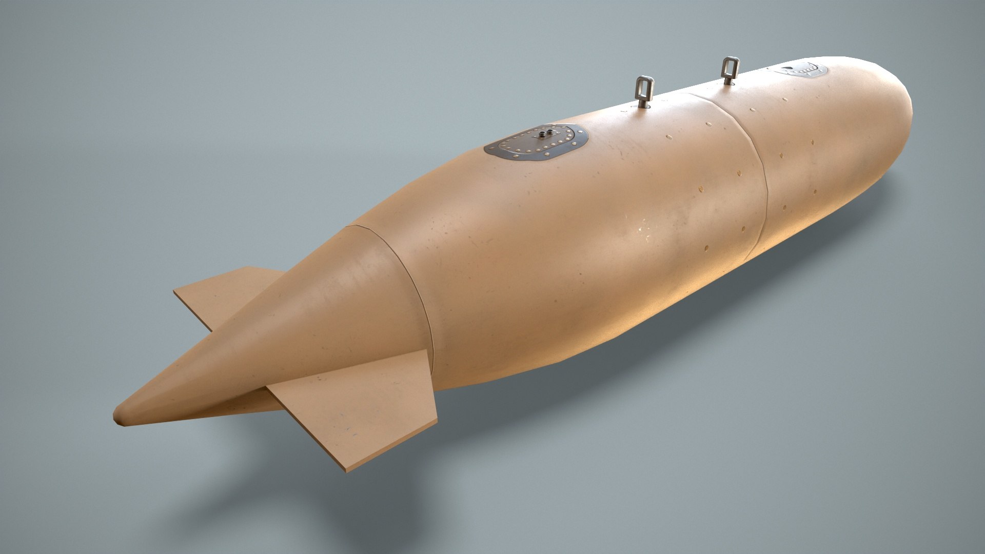 Aircraft External Fuel Tank 120L 3D - TurboSquid 2064115