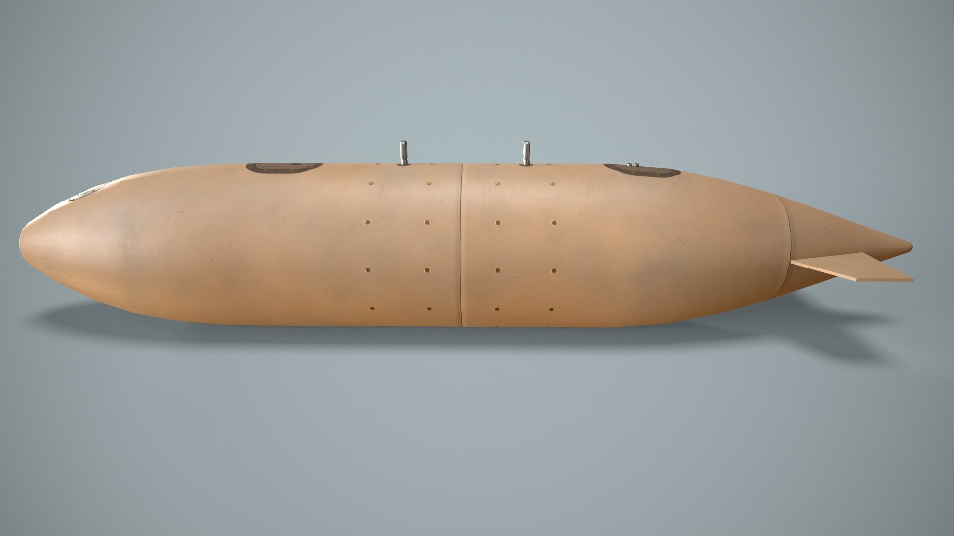 Aircraft External Fuel Tank 120L 3D - TurboSquid 2064115