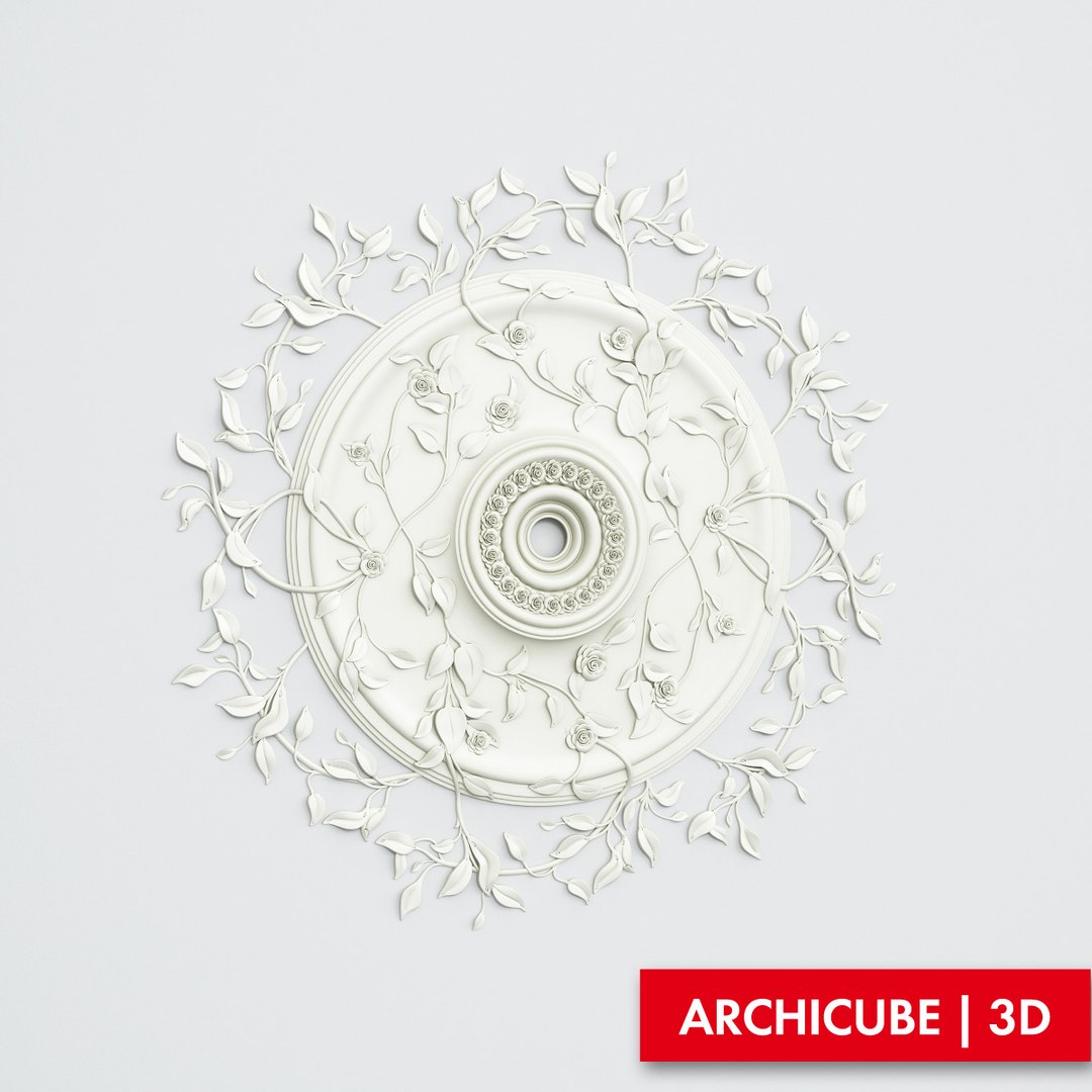 3d Rosette Model
