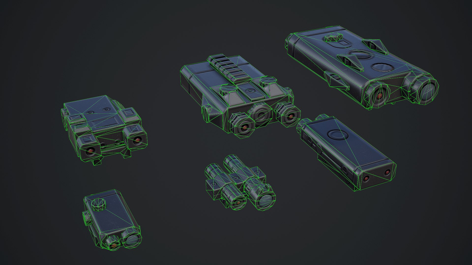 PEQ Units 01 BLACK 3D - TurboSquid 1806630